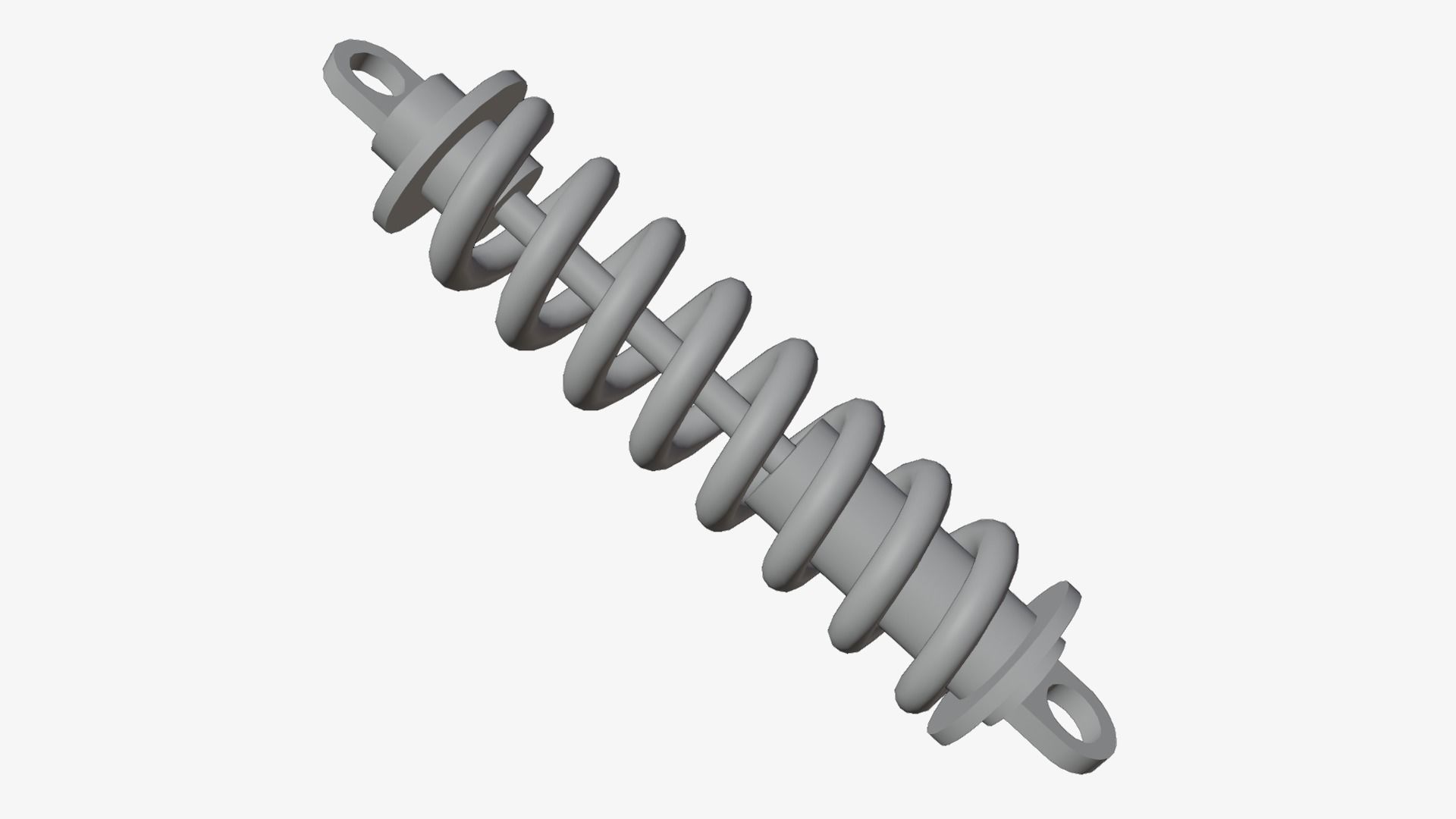 3D model Coil Spring Suspension VR / AR / low-poly | CGTrader