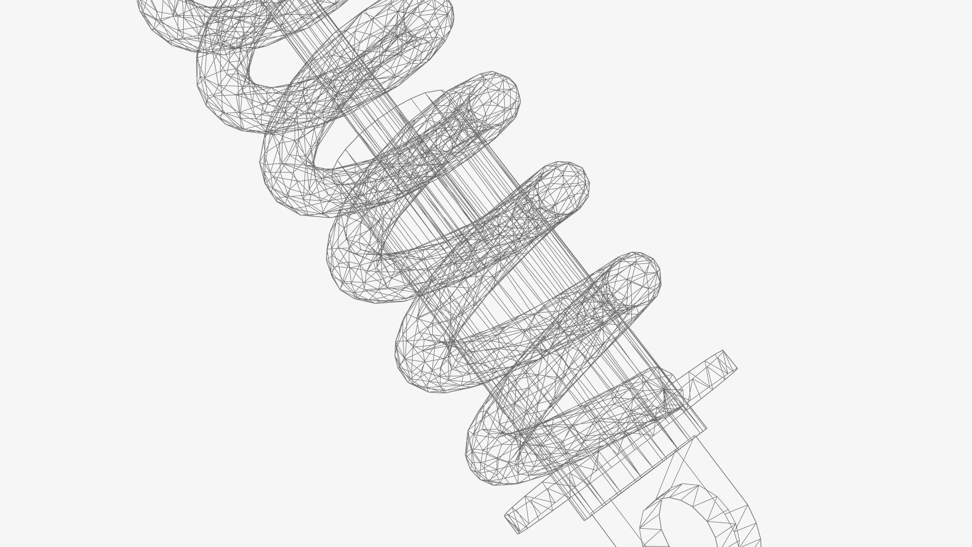 3D model Coil Spring Suspension VR / AR / low-poly | CGTrader