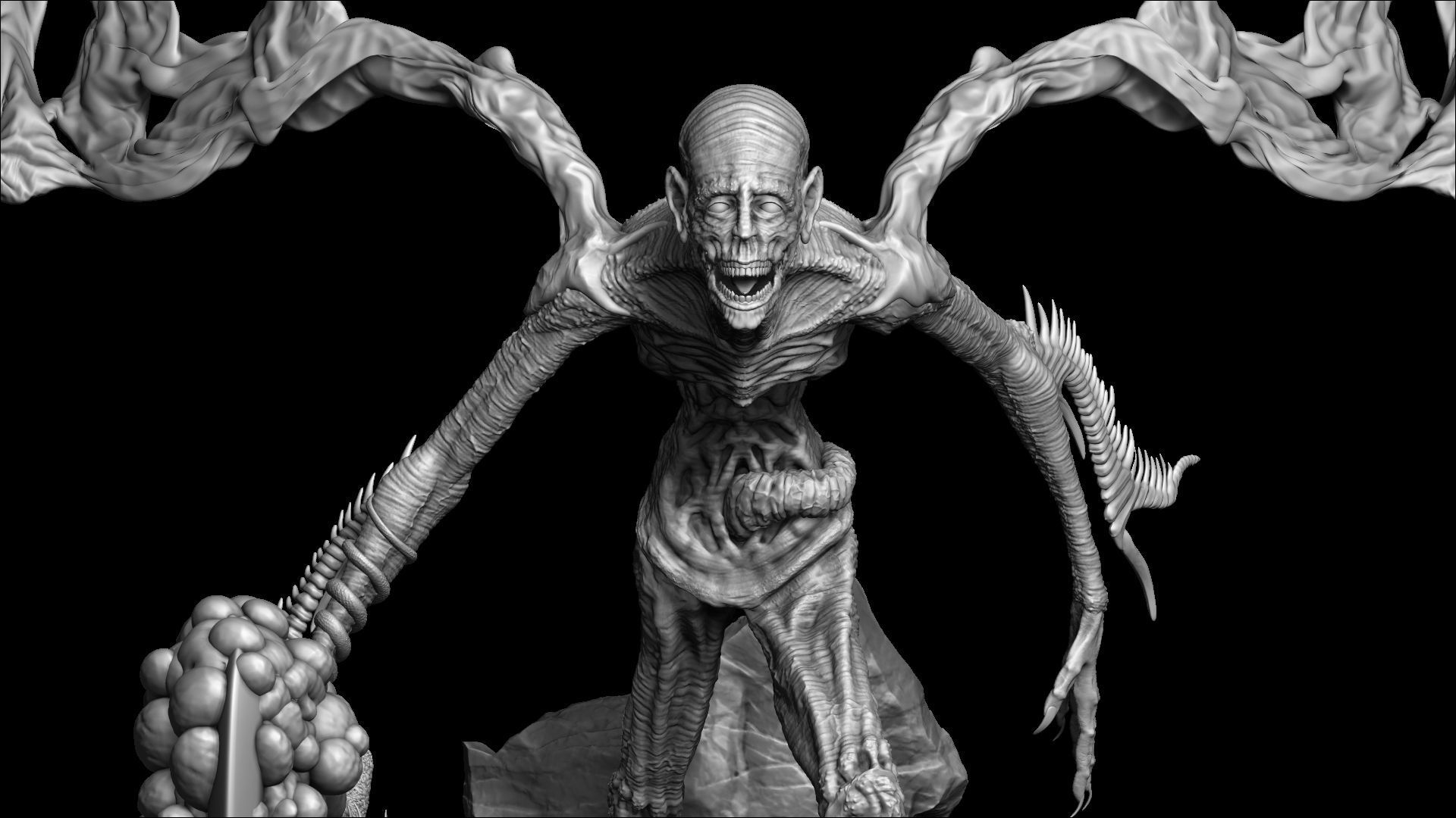 Orphan of Kos Bloodborne Statue 3D High Poly Model 3D model | CGTrader