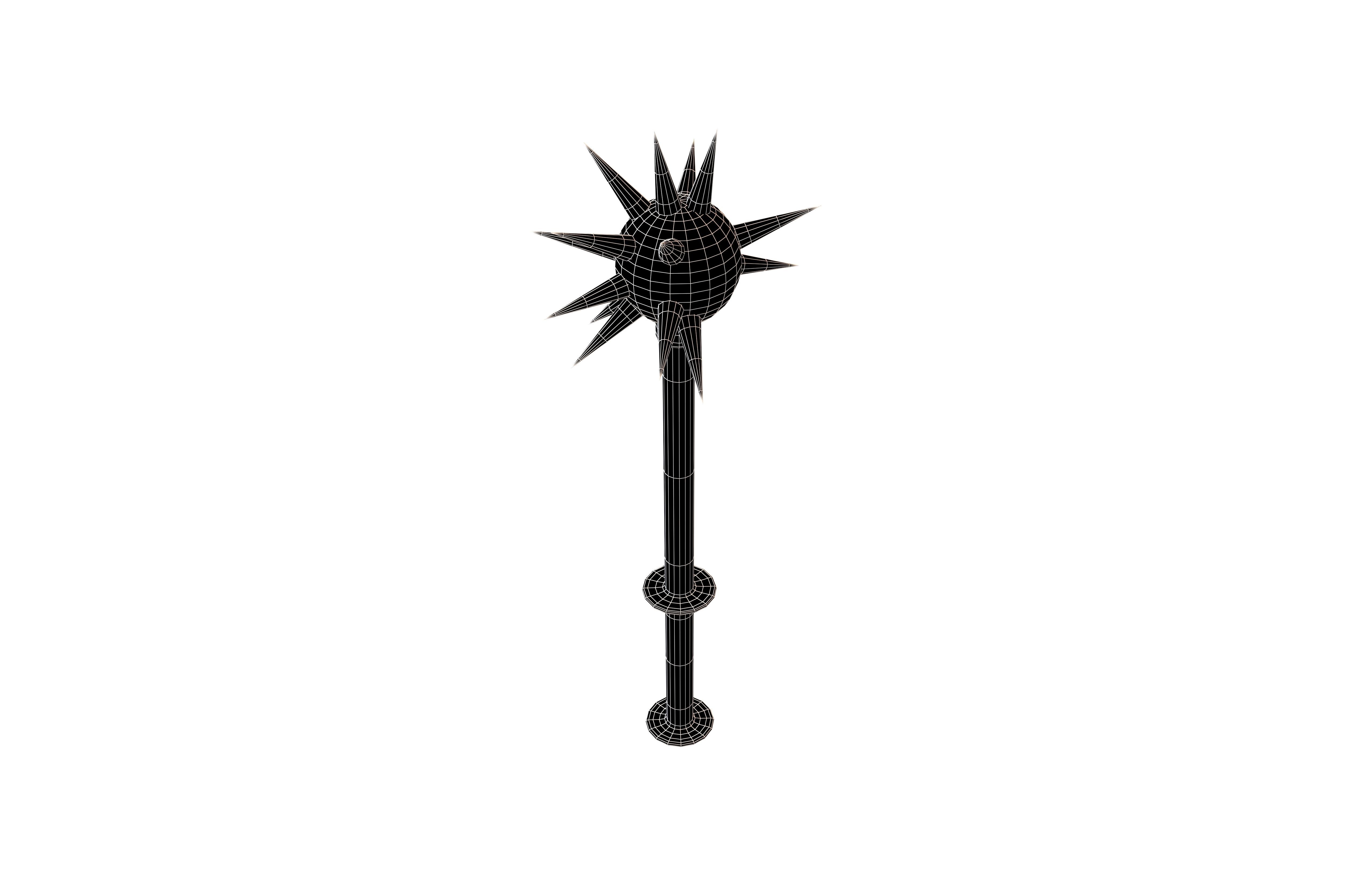 3D model Morning Star Weapon v1 014 VR / AR / low-poly | CGTrader