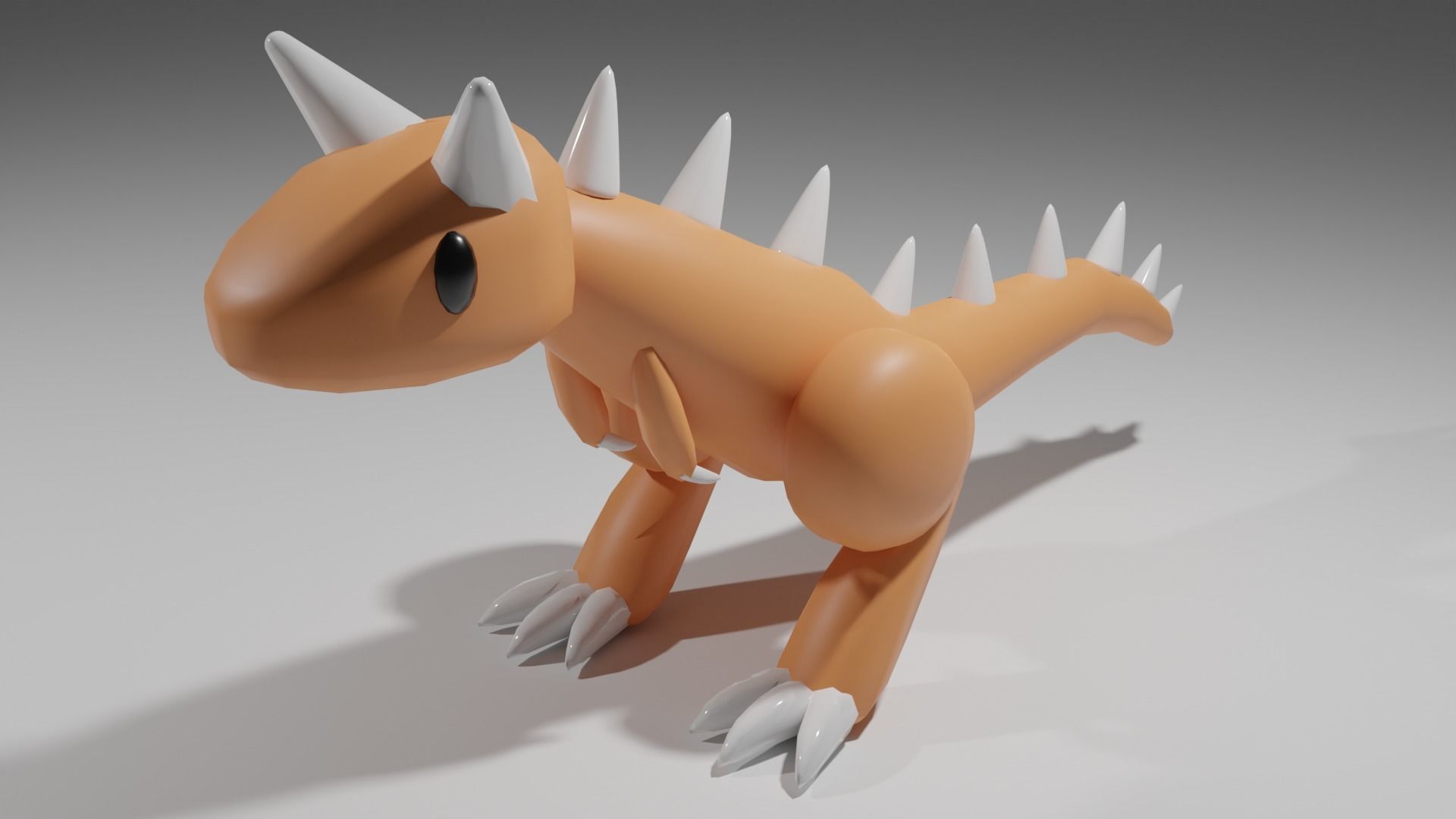 carnotaurus cute 3D model 3D model | CGTrader