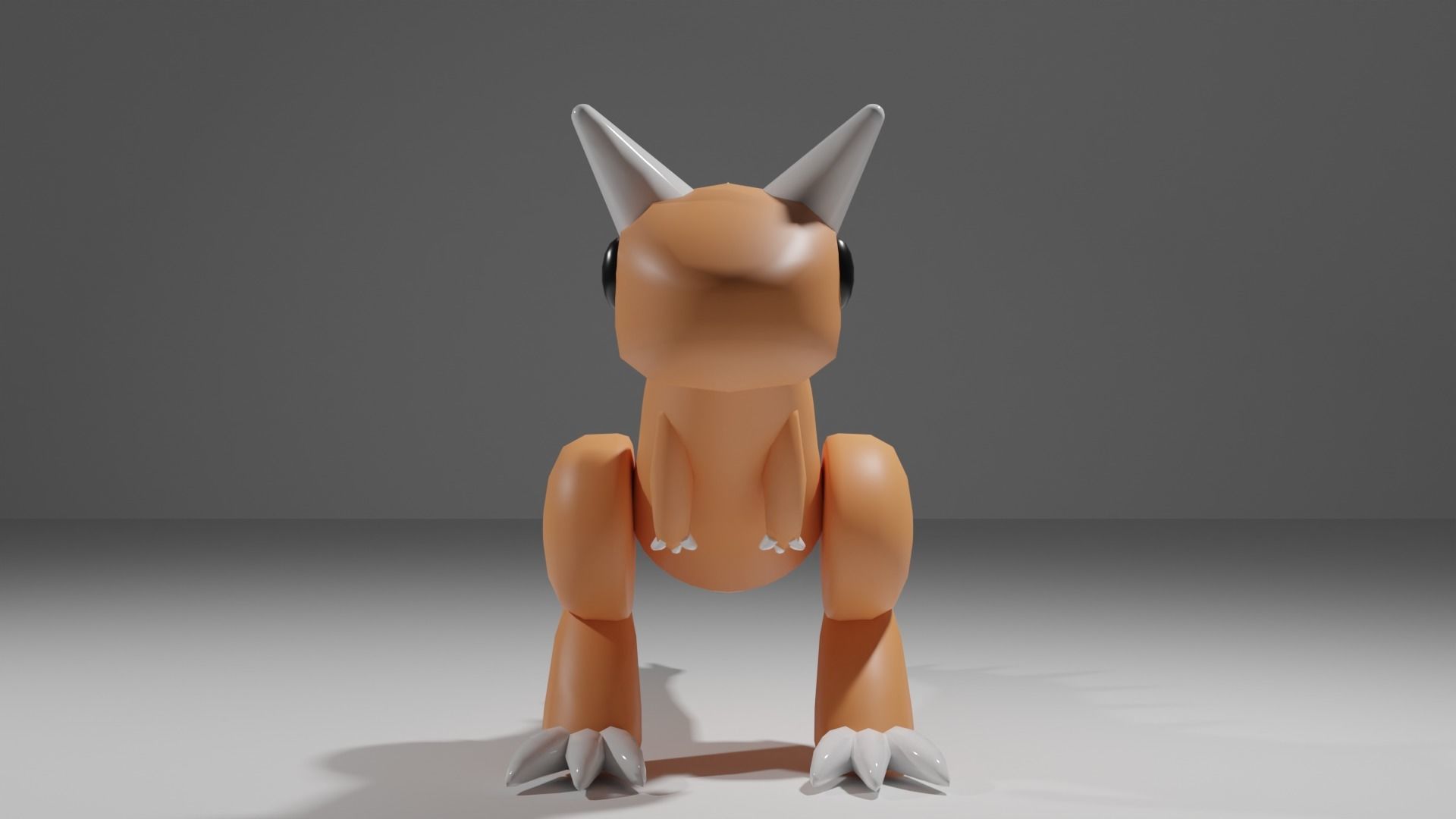 carnotaurus cute 3D model 3D model | CGTrader