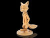 Nick Wilde Zootopia statue silver gold printable 3D model 3D model 3D ...