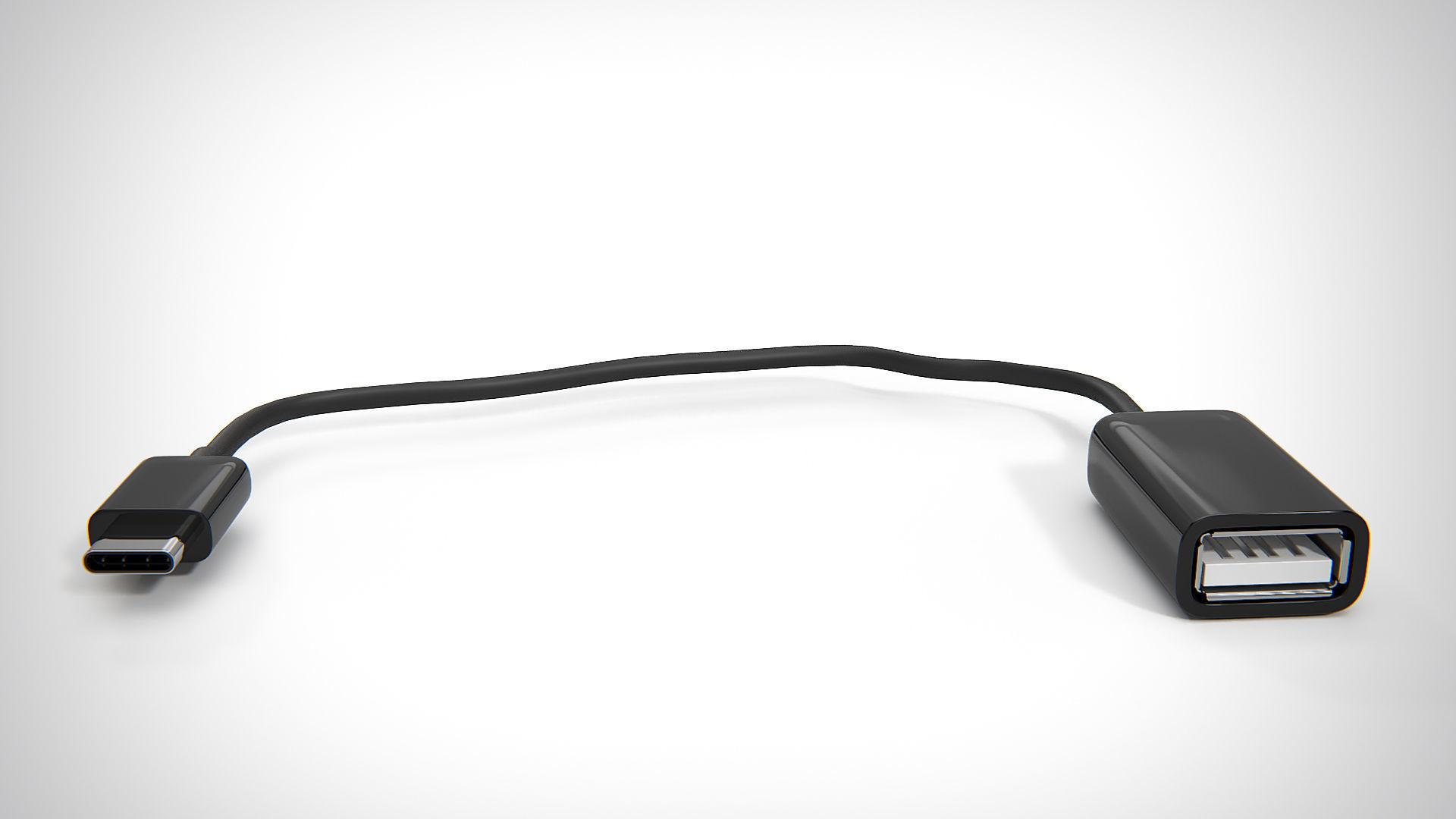 3D model USB To Type-C Adapter PBR VR / AR / low-poly | CGTrader