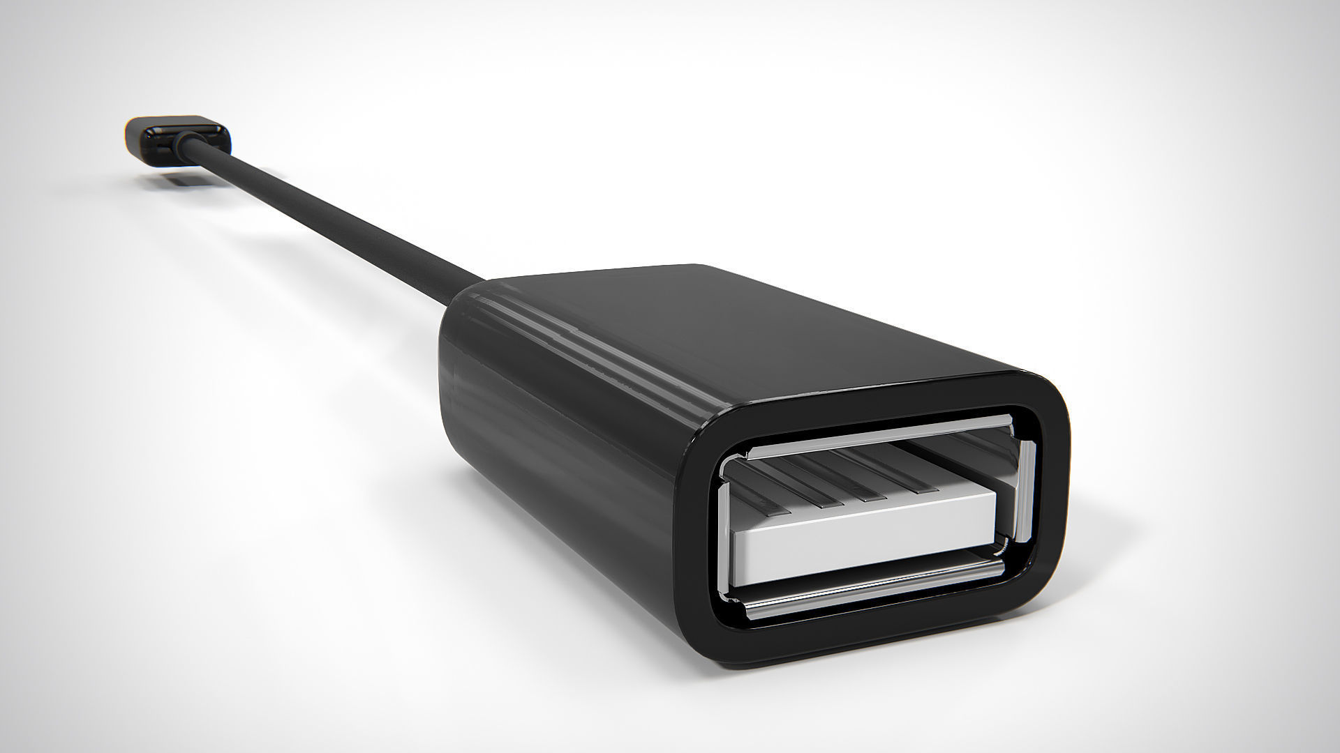 3D model USB To Type-C Adapter PBR VR / AR / low-poly | CGTrader
