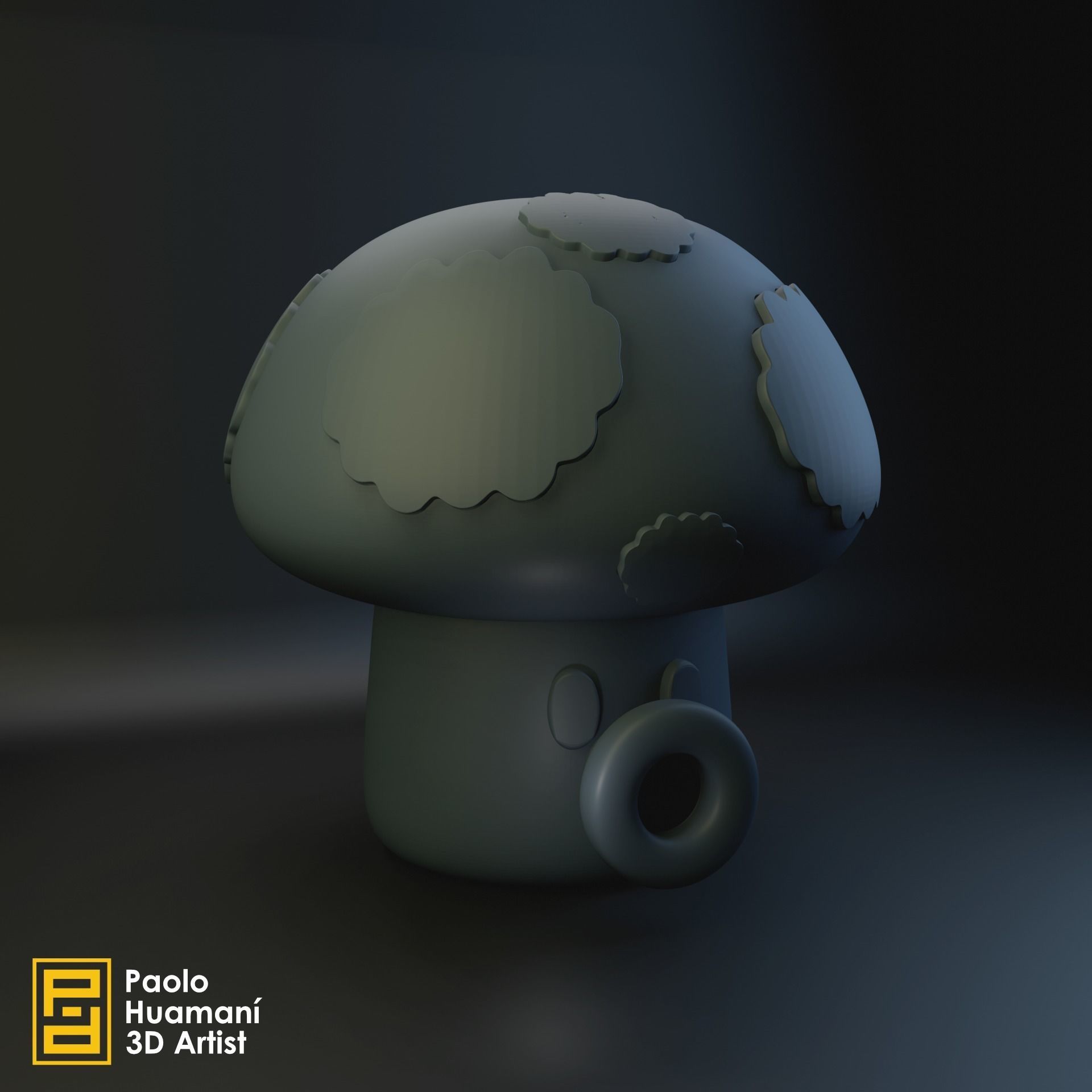 Puff-shroom Plantas VS Zombies 3D model 3D printable | CGTrader
