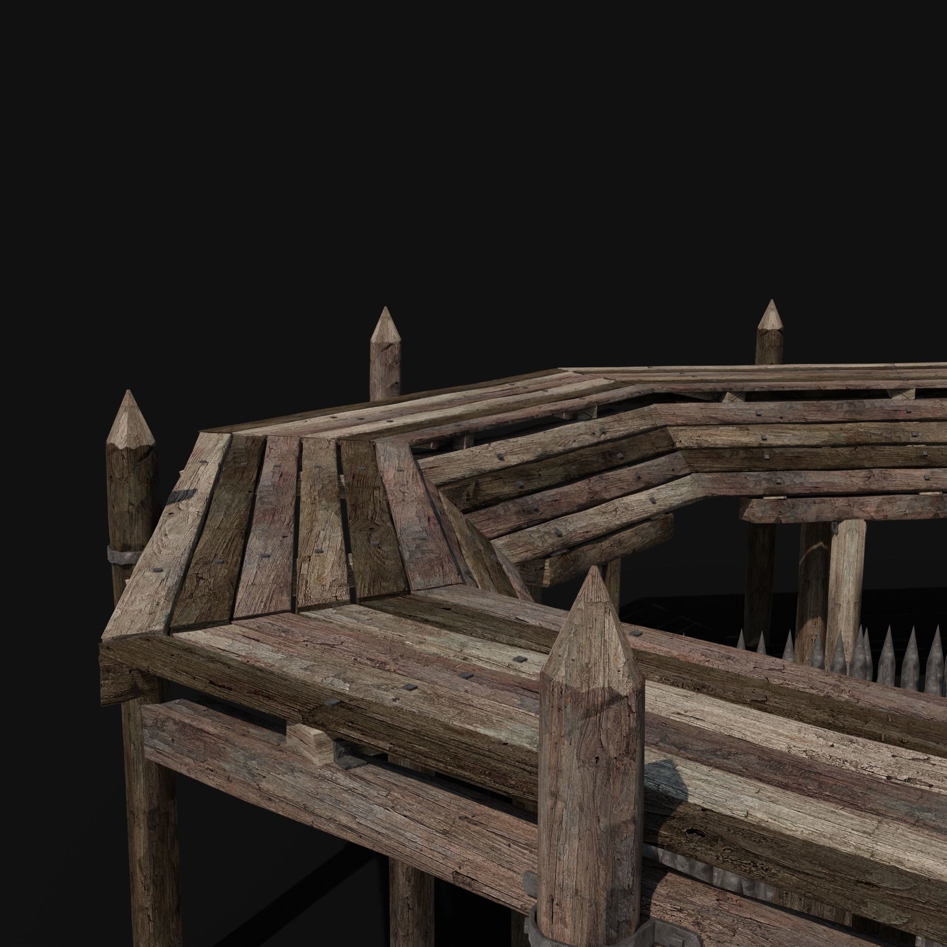 3D model ARENA FIGHT BATTLE MEDIEVAL WAR FIGHTING TRAP BUILDER ...