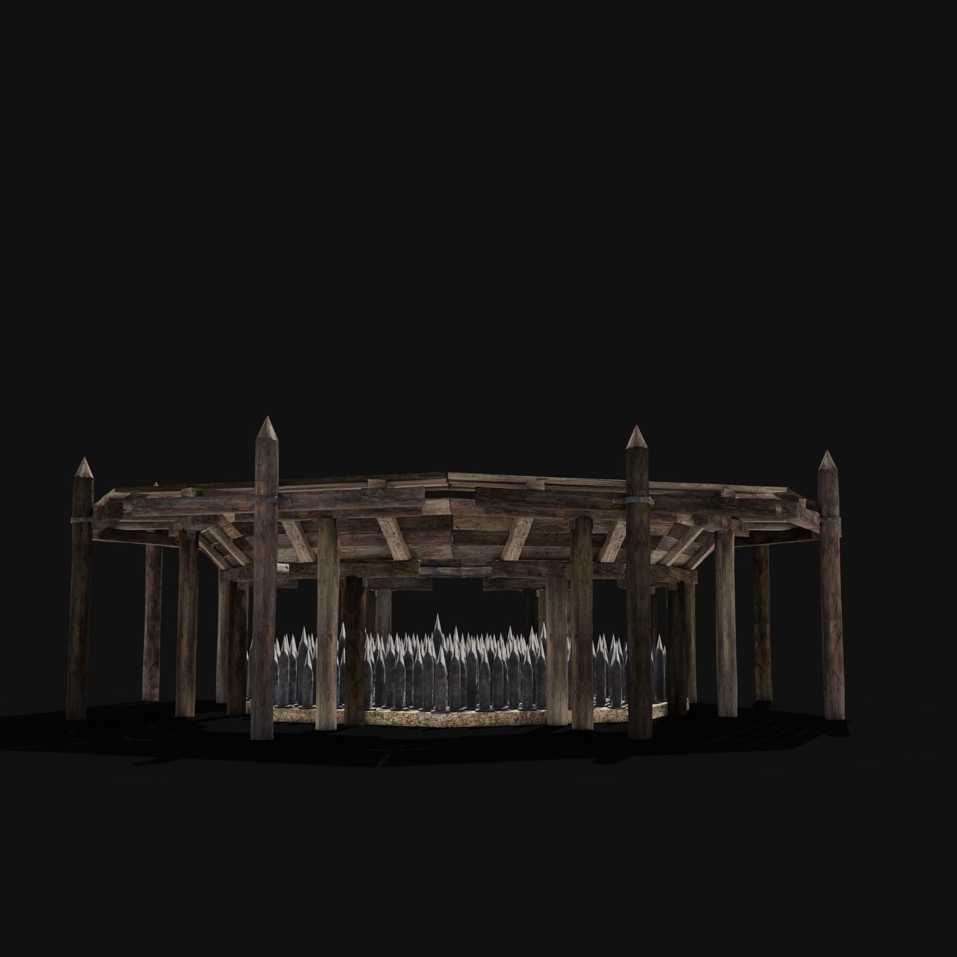 3D model ARENA FIGHT BATTLE MEDIEVAL WAR FIGHTING TRAP BUILDER ...
