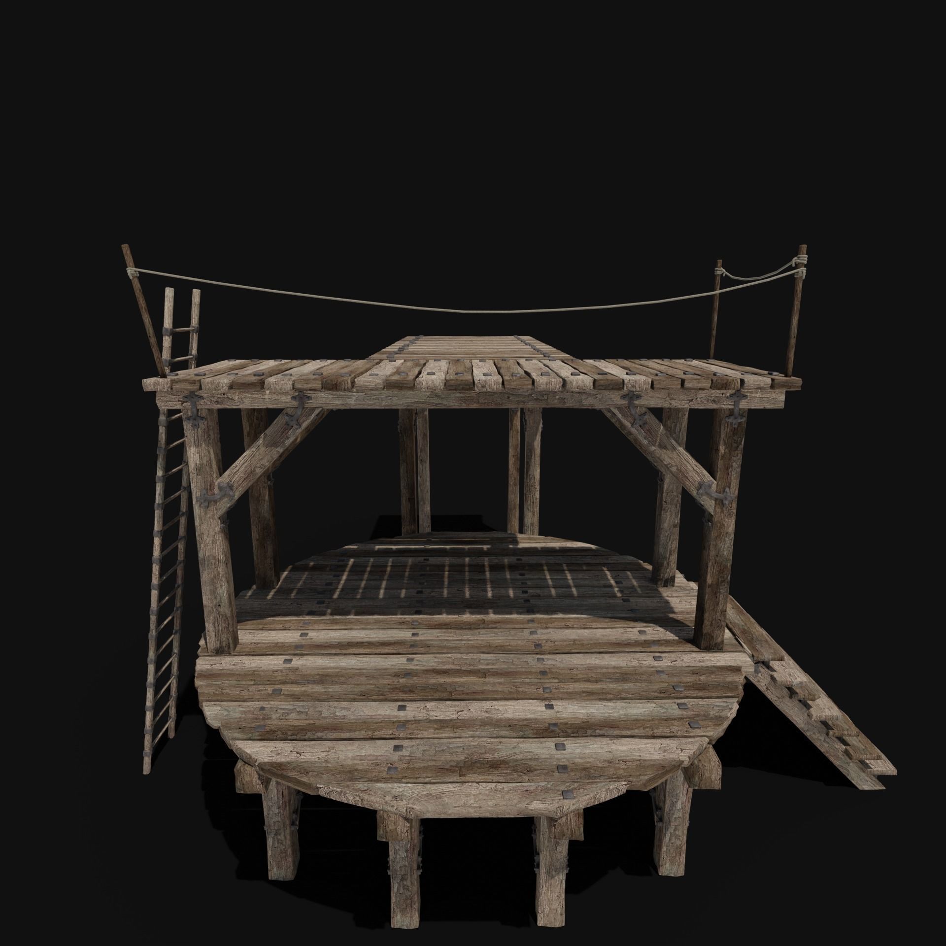 3D model FIGHTING ARENA FIGHT BATTLE MEDIEVAL WAR TRAP BUILDER ...