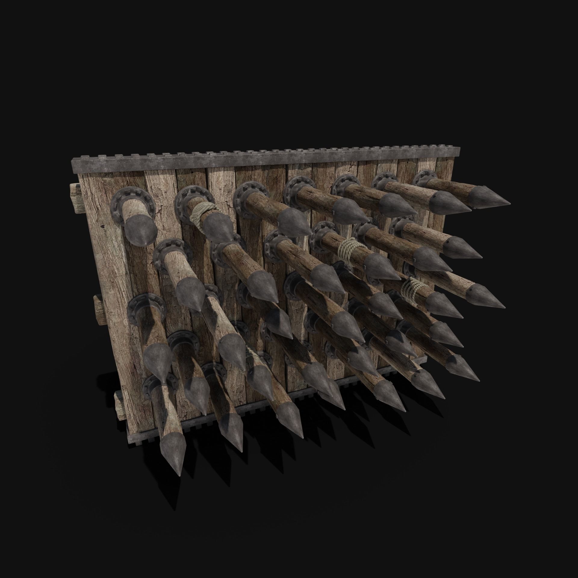 3D model FIGHTING ARENA FIGHT BATTLE MEDIEVAL WAR TRAP BUILDER ...