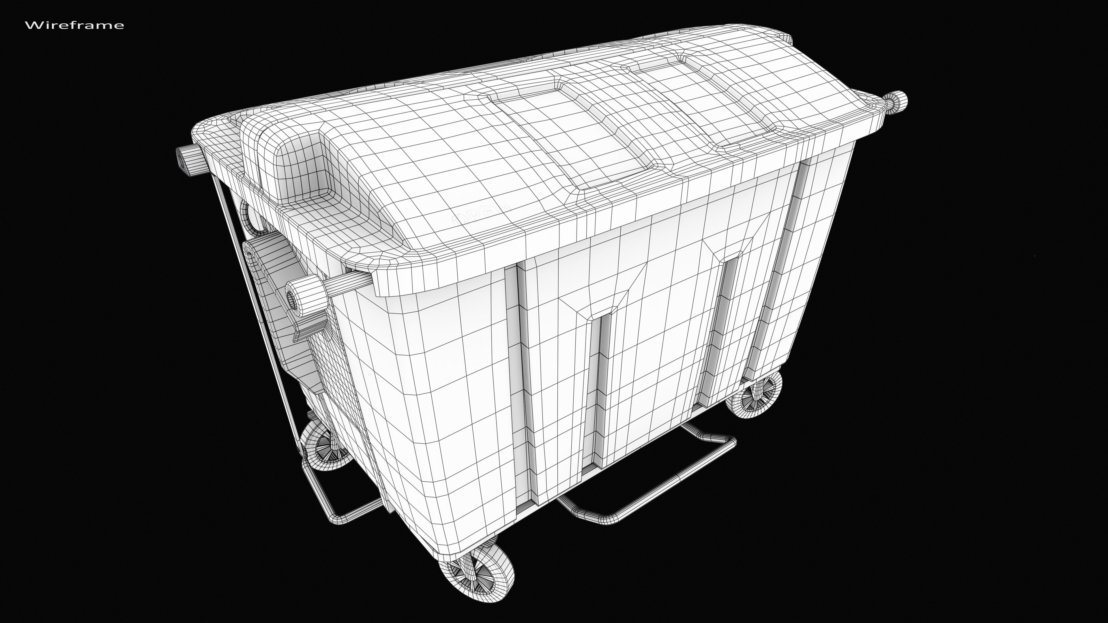 3D model Urban Garbage Dumpster VR / AR / low-poly | CGTrader