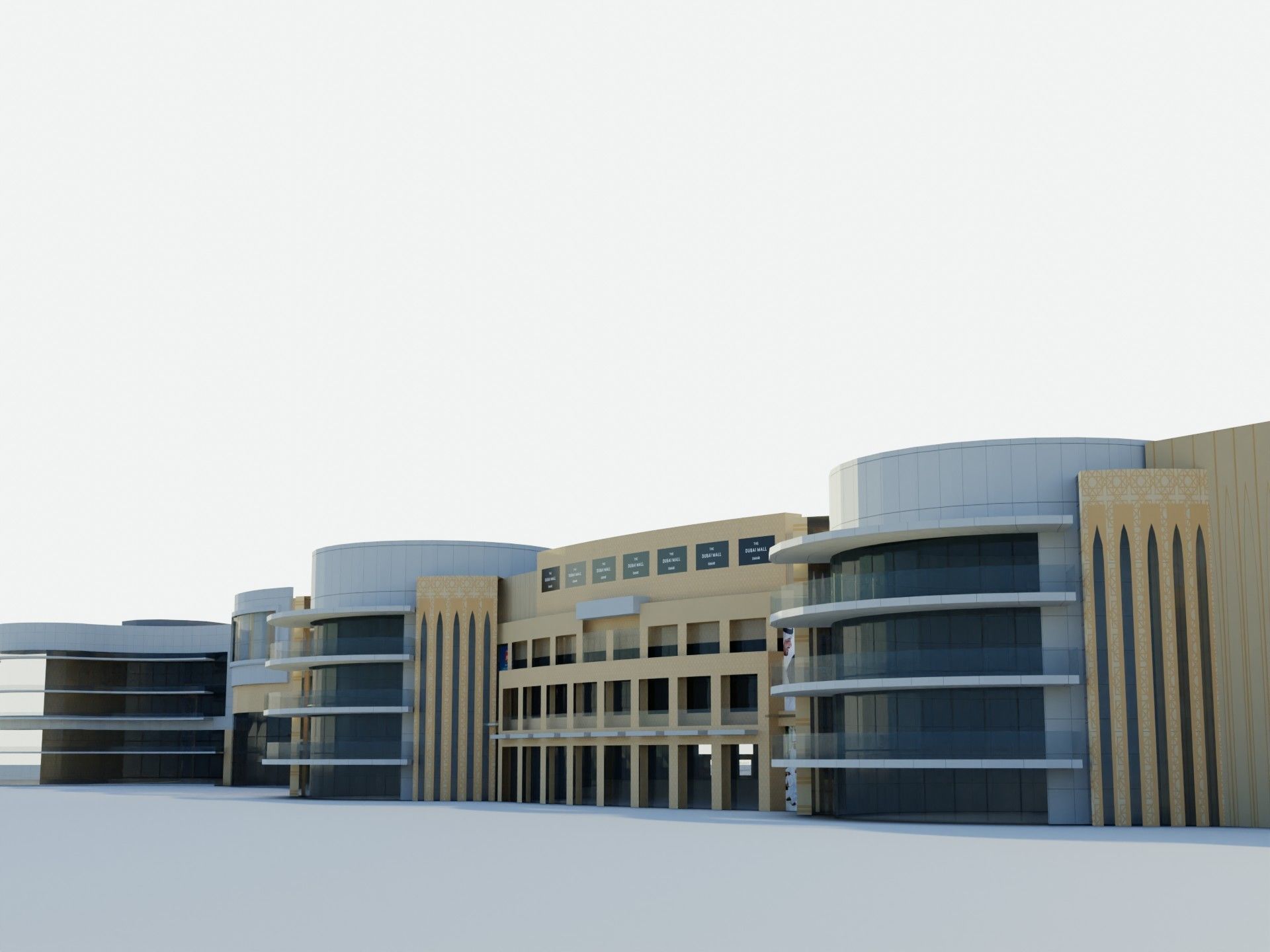 Dubai mall 3D model | CGTrader