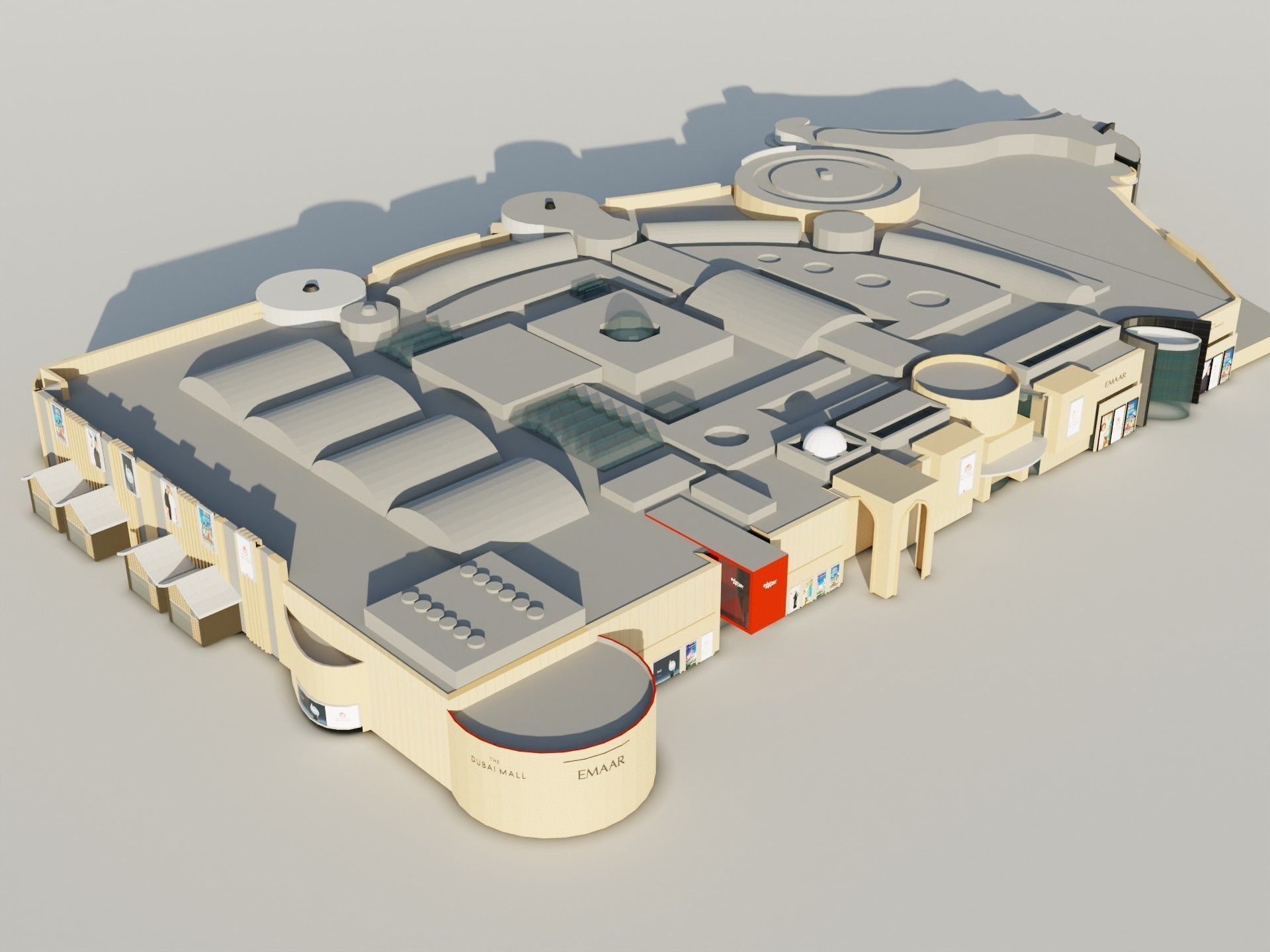 Dubai mall 3D model | CGTrader