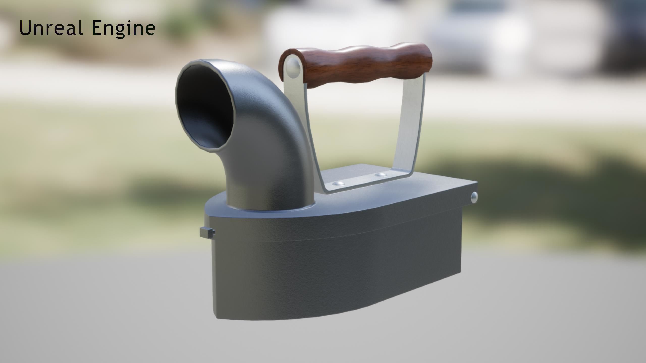 3D model Charcoal Clothes Iron VR / AR / low-poly | CGTrader