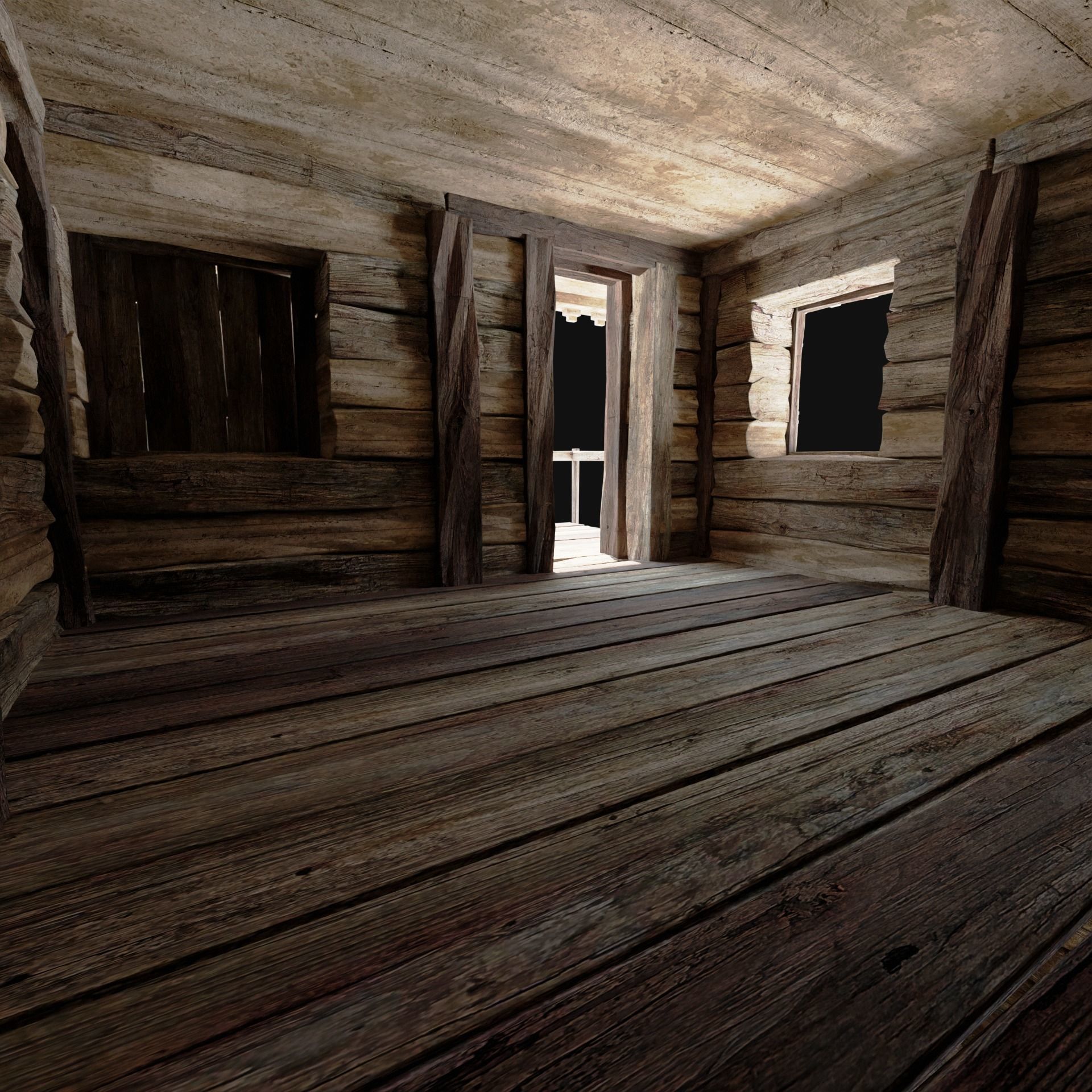 3D model FEUDAL JAPAN CHINESE HOUSE DOJO HUT SAMURAI NINJA COLLECTION ...