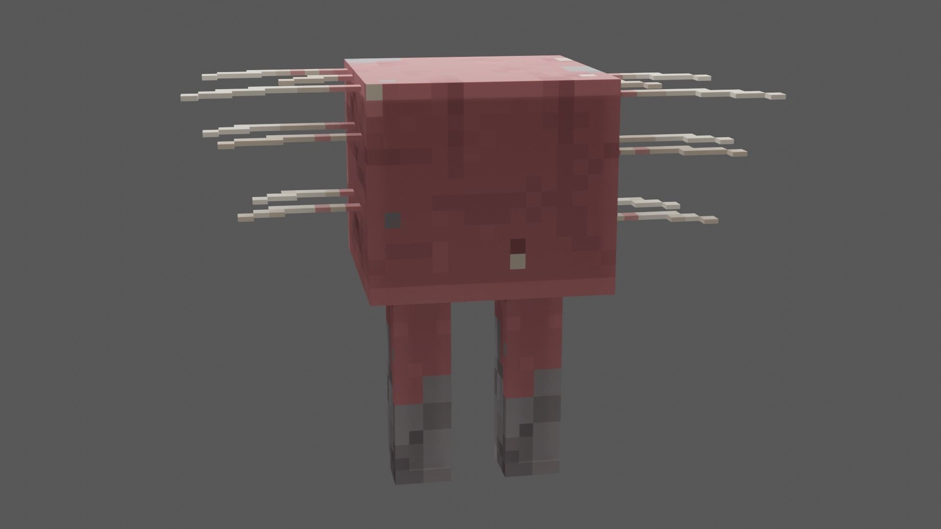 3D model Minecraft Strider VR / AR / low-poly | CGTrader