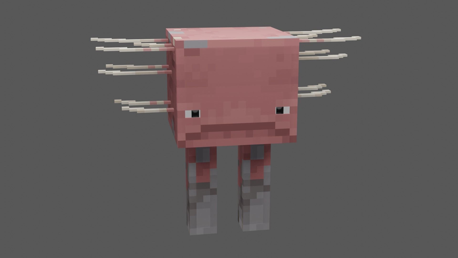 3D model Minecraft Strider VR / AR / low-poly | CGTrader