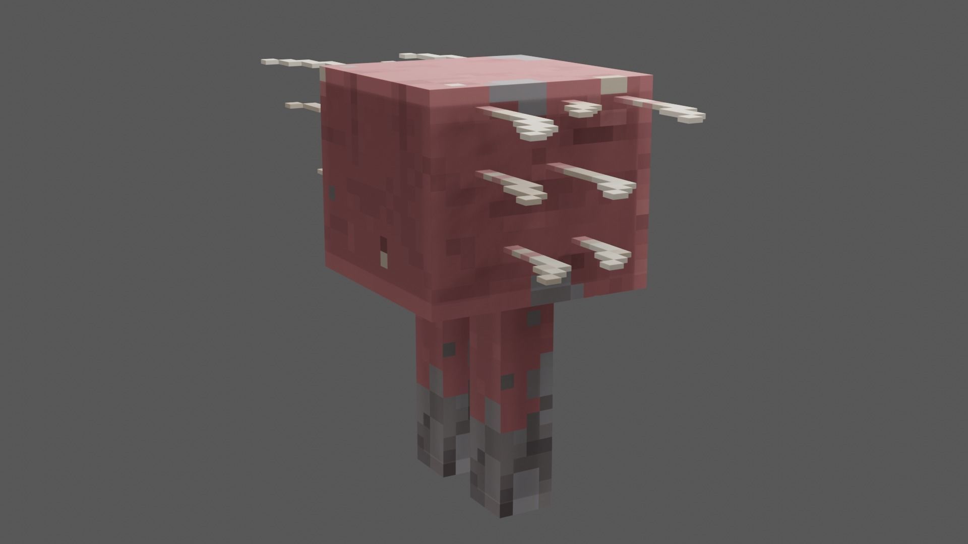 3D model Minecraft Strider VR / AR / low-poly | CGTrader