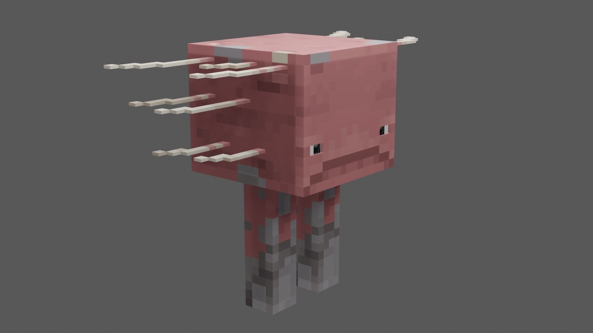 3D model Minecraft Strider VR / AR / low-poly | CGTrader