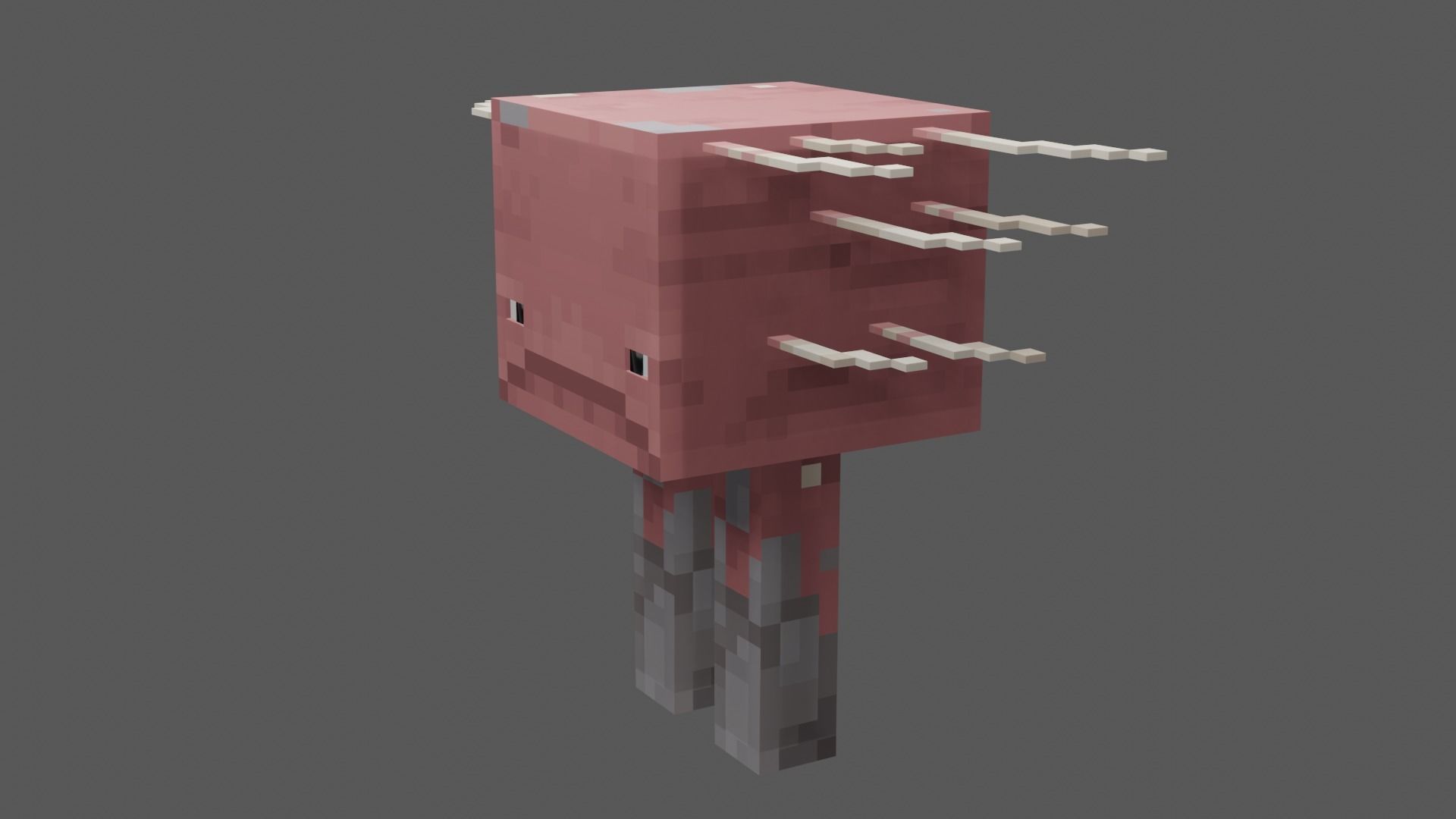 3D model Minecraft Strider VR / AR / low-poly | CGTrader