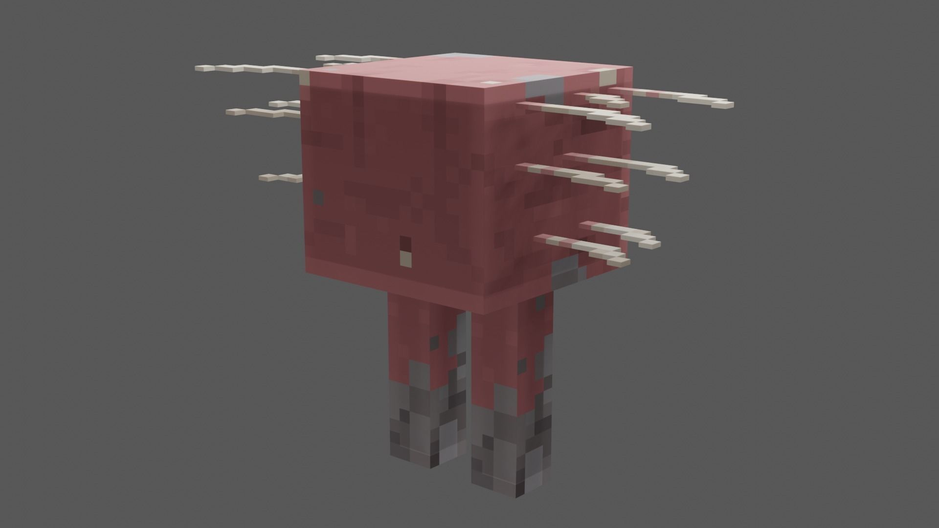 3D model Minecraft Strider VR / AR / low-poly | CGTrader
