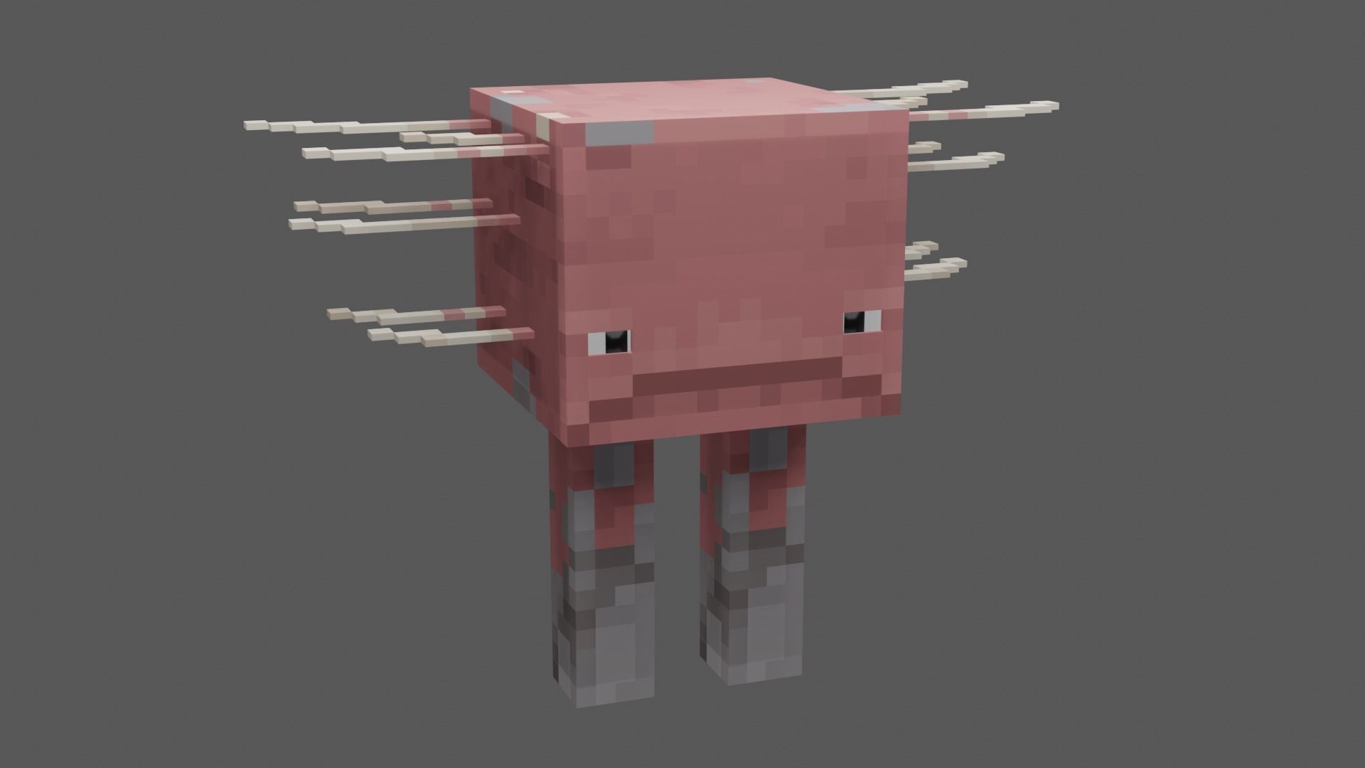 3D model Minecraft Strider VR / AR / low-poly | CGTrader