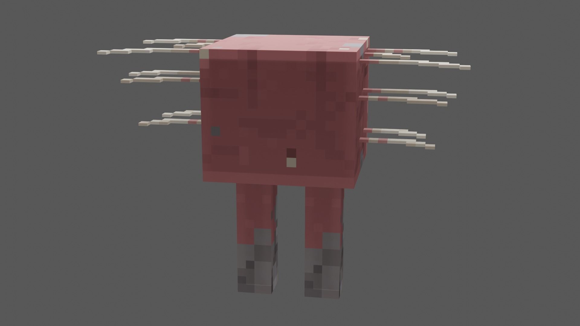 3D model Minecraft Strider VR / AR / low-poly | CGTrader