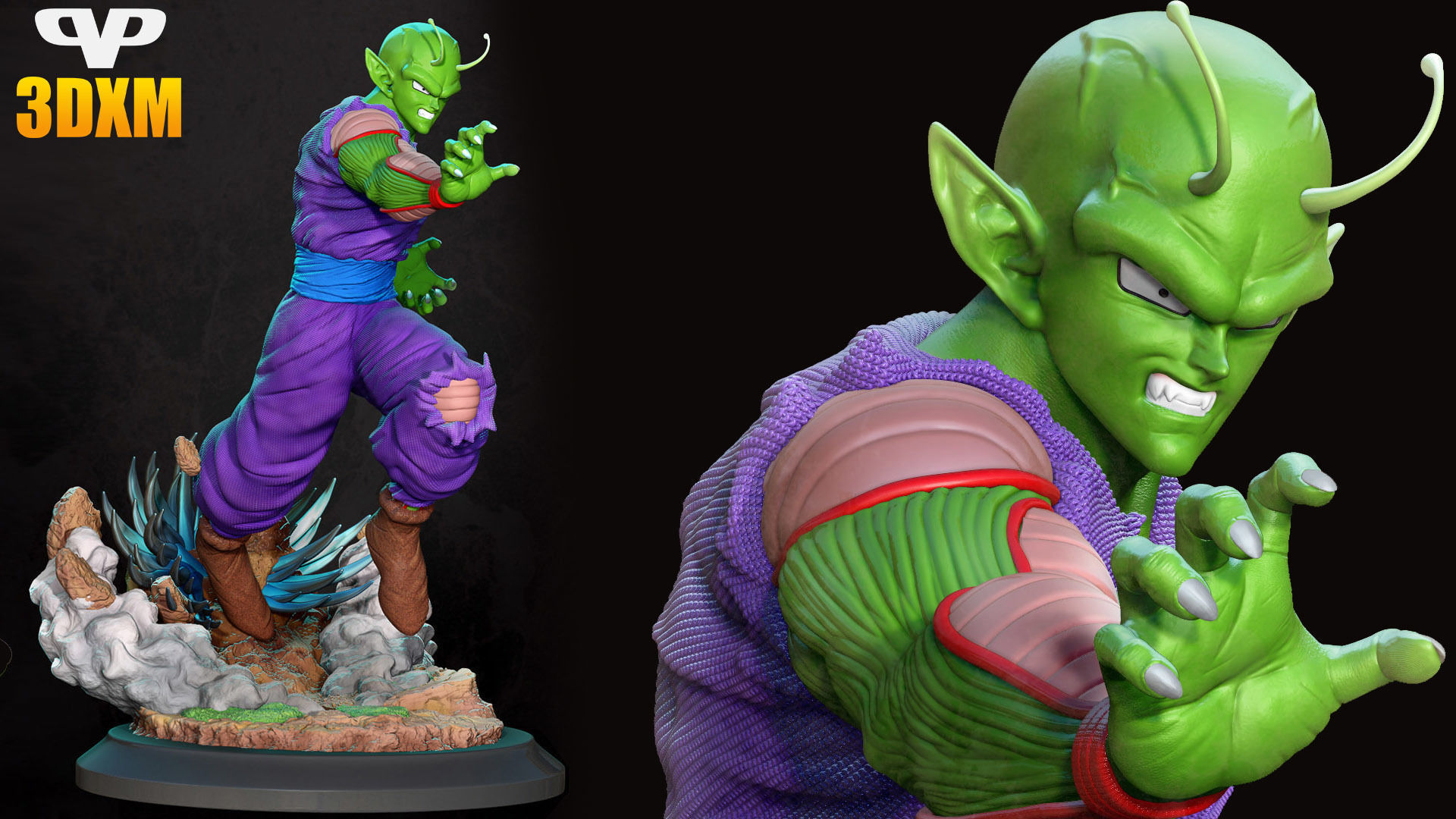Piccolo STL for 3D Printing ChibiSTL 3DXM 3D model 3D printable | CGTrader