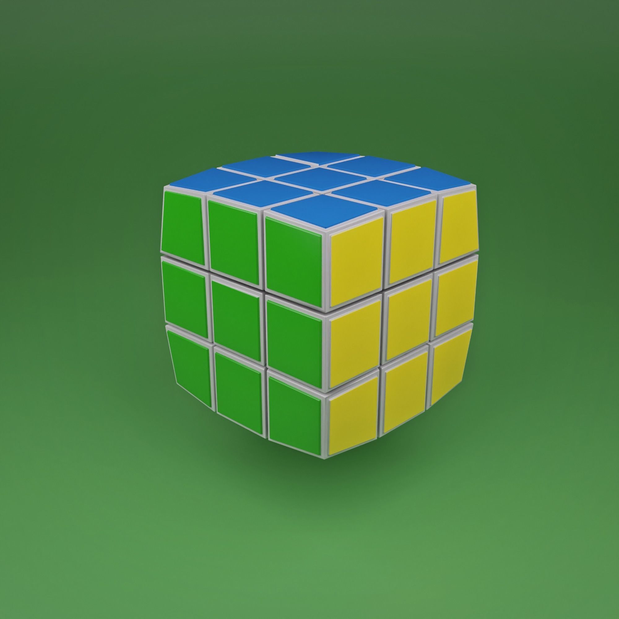 rubiks cube free 3D model | CGTrader