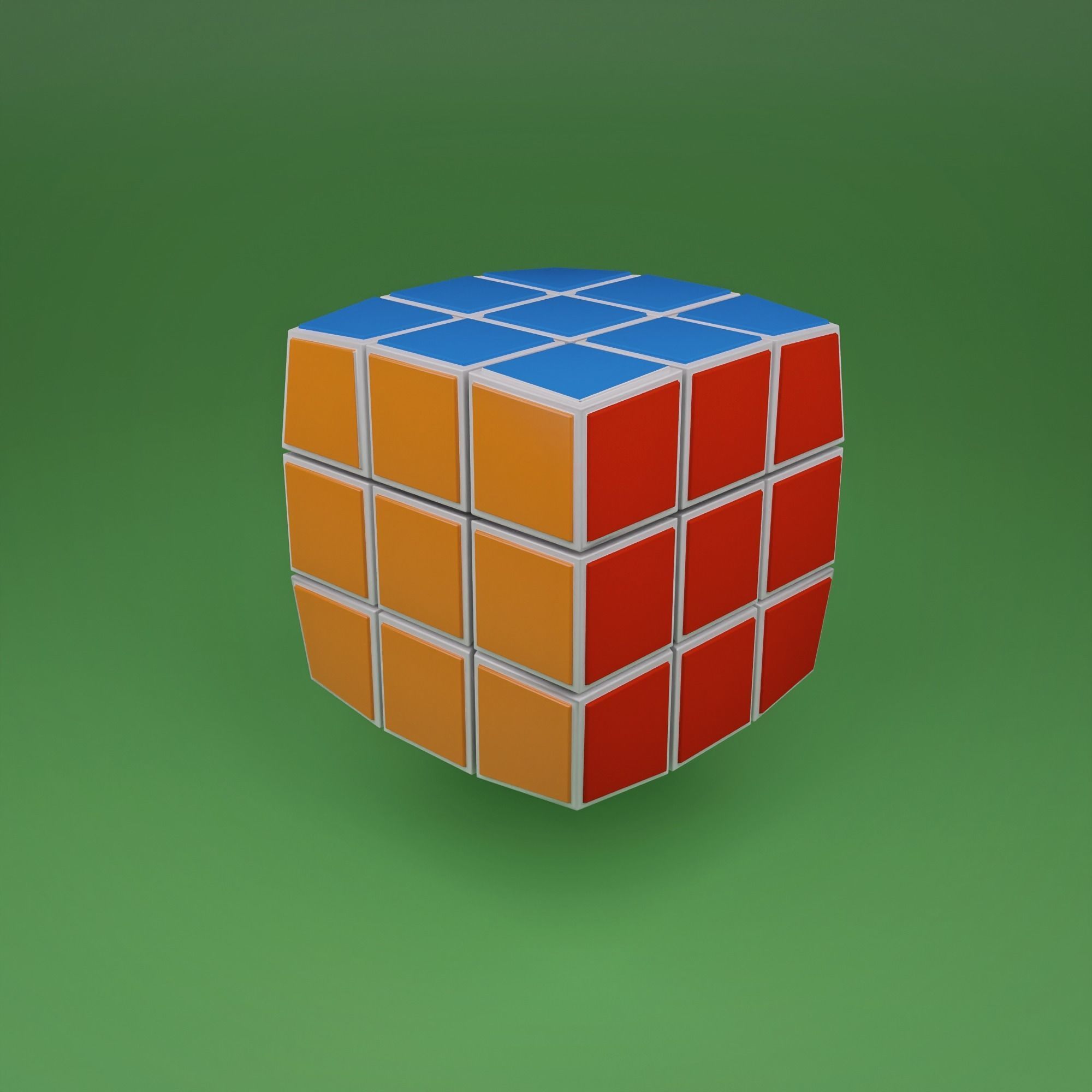 rubiks cube free 3D model | CGTrader