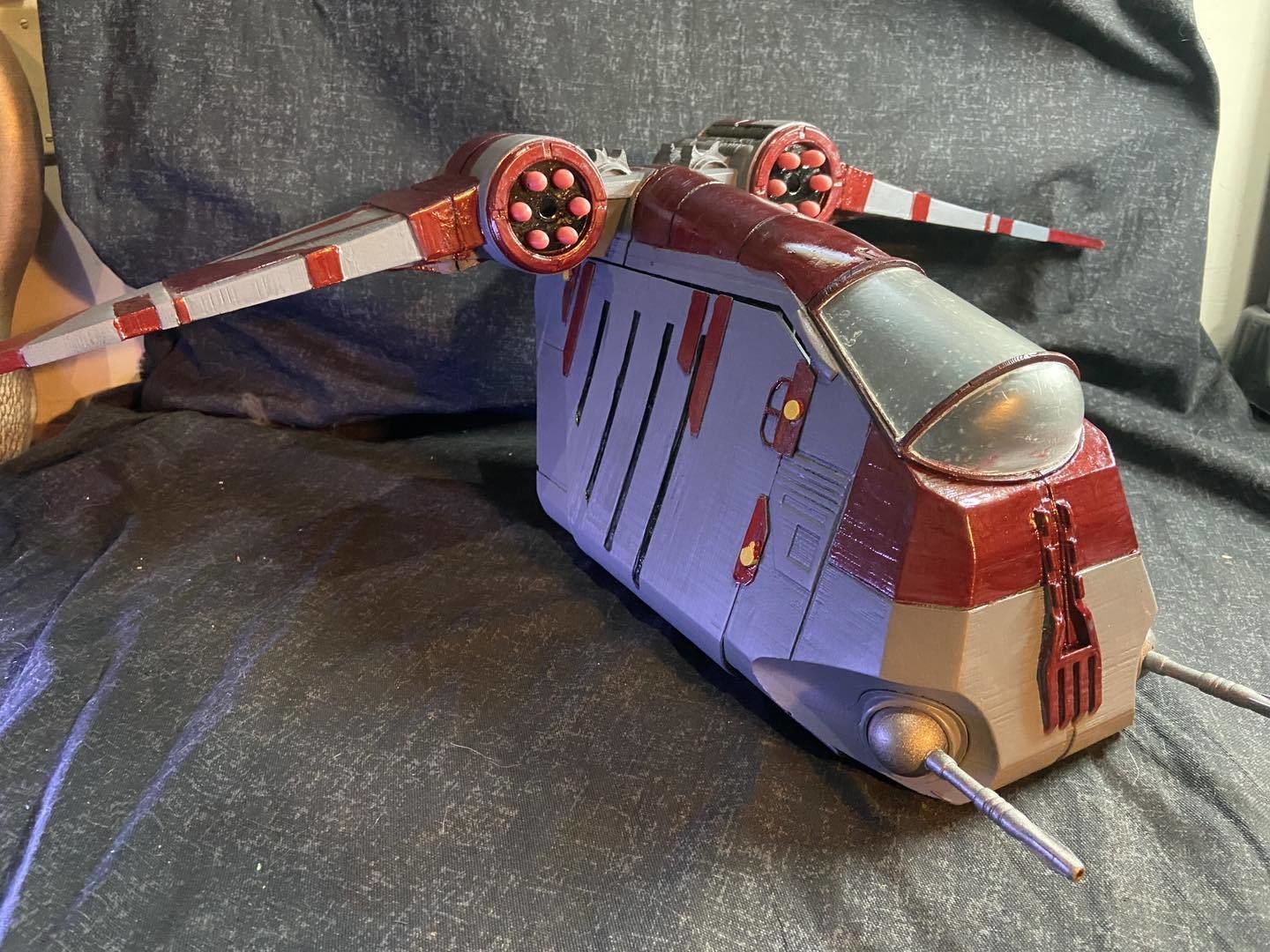 Mini Rig LAAT Original Concept Clone Attack Transport CAT 3D model 3D ...