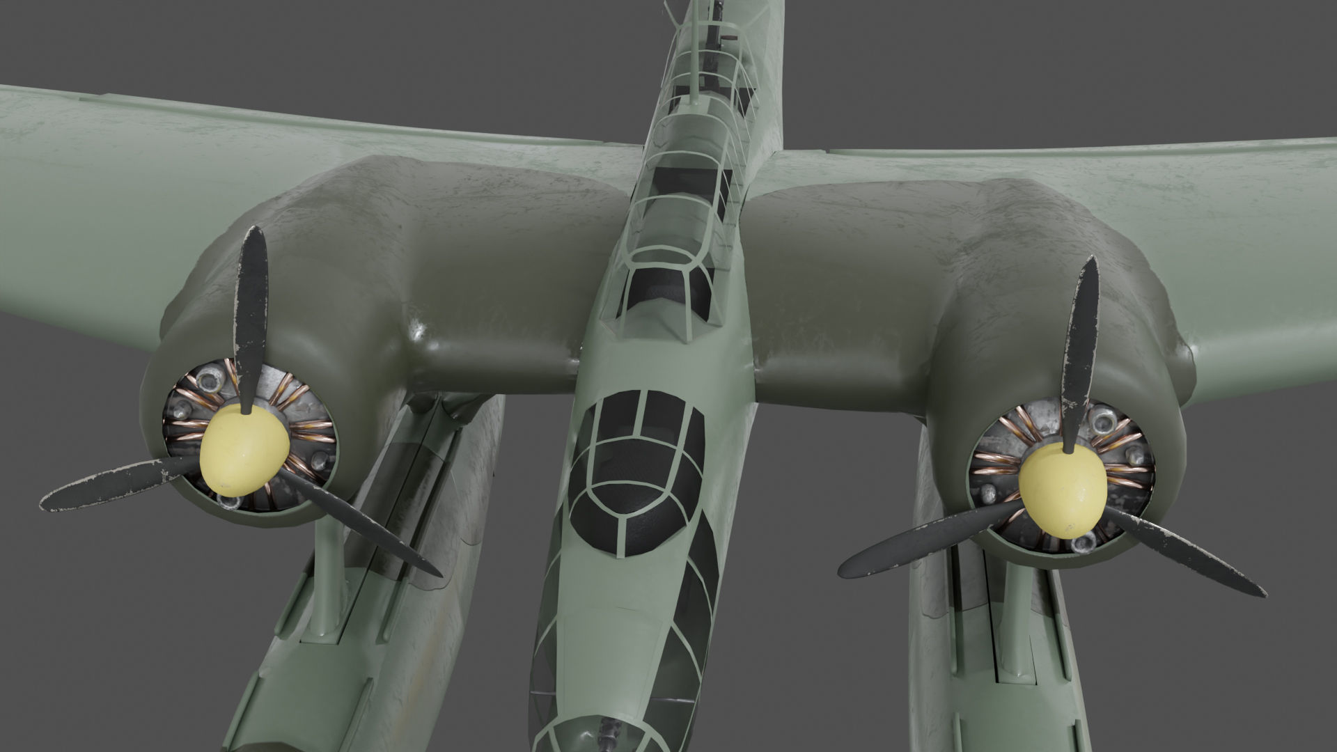 3D model He 115 C-1 Torpedo Bomber Seaplane VR / AR / low-poly | CGTrader