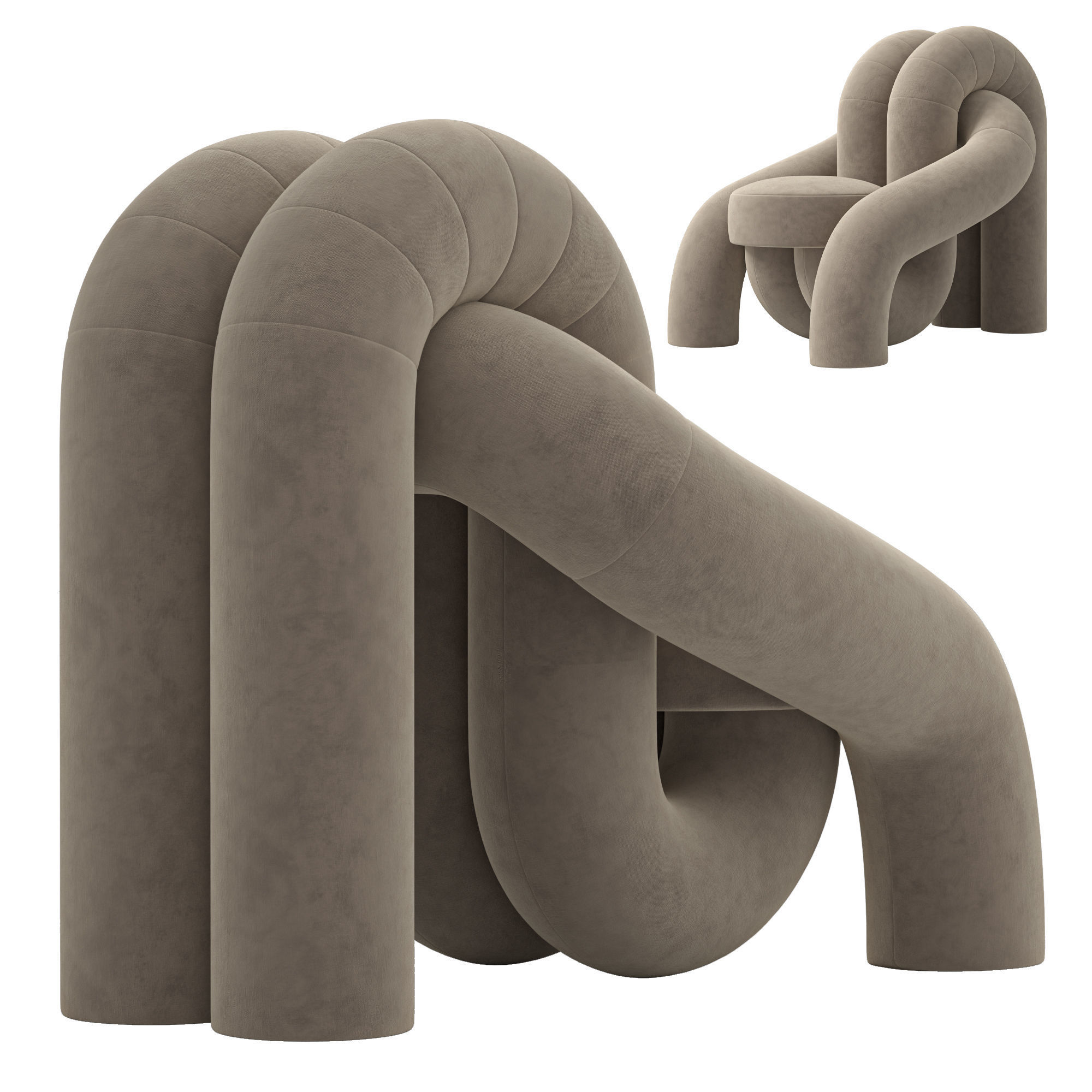 Tangled Interior Chair 3D model | CGTrader