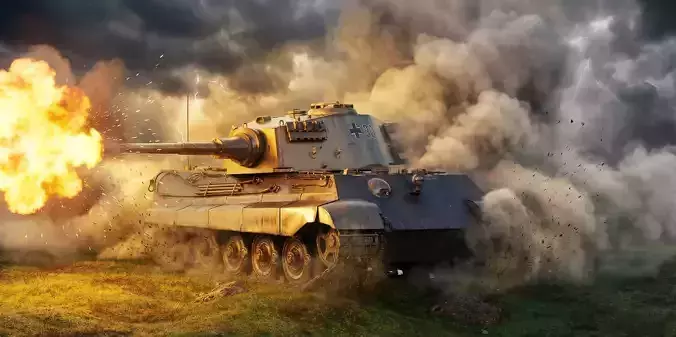 3D model Tank Tiger WW2 AAA VR / AR / low-poly | CGTrader