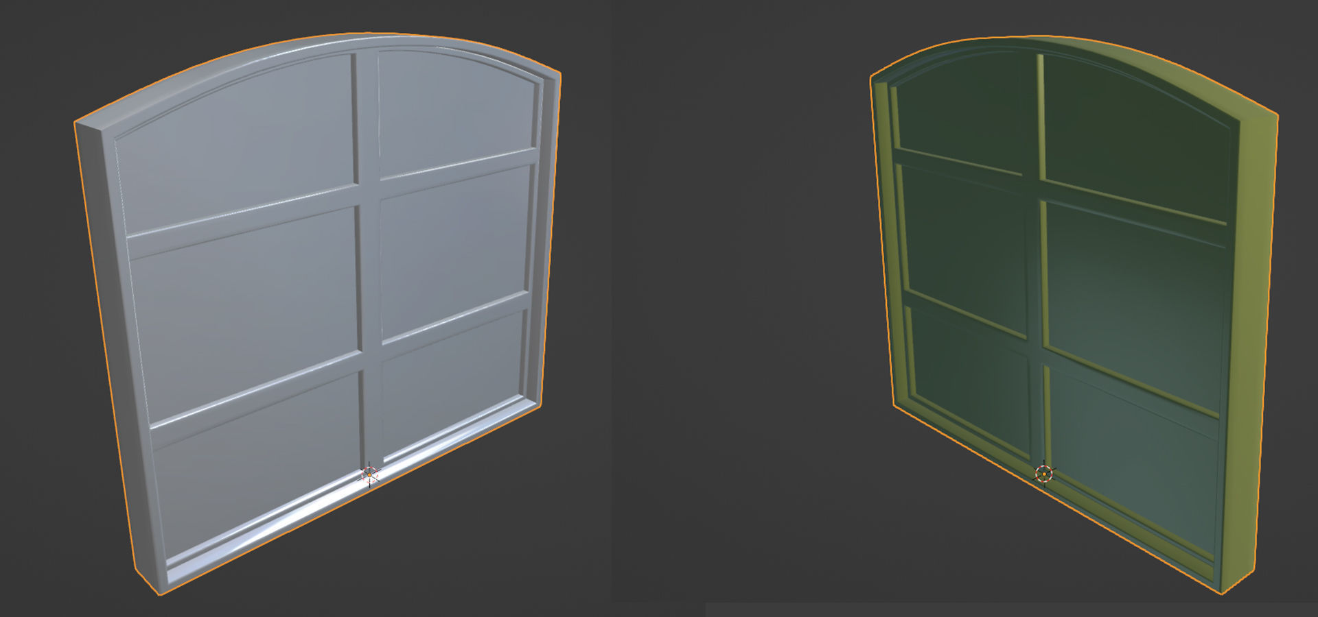 3D model Simple Arc Window VR / AR / low-poly | CGTrader