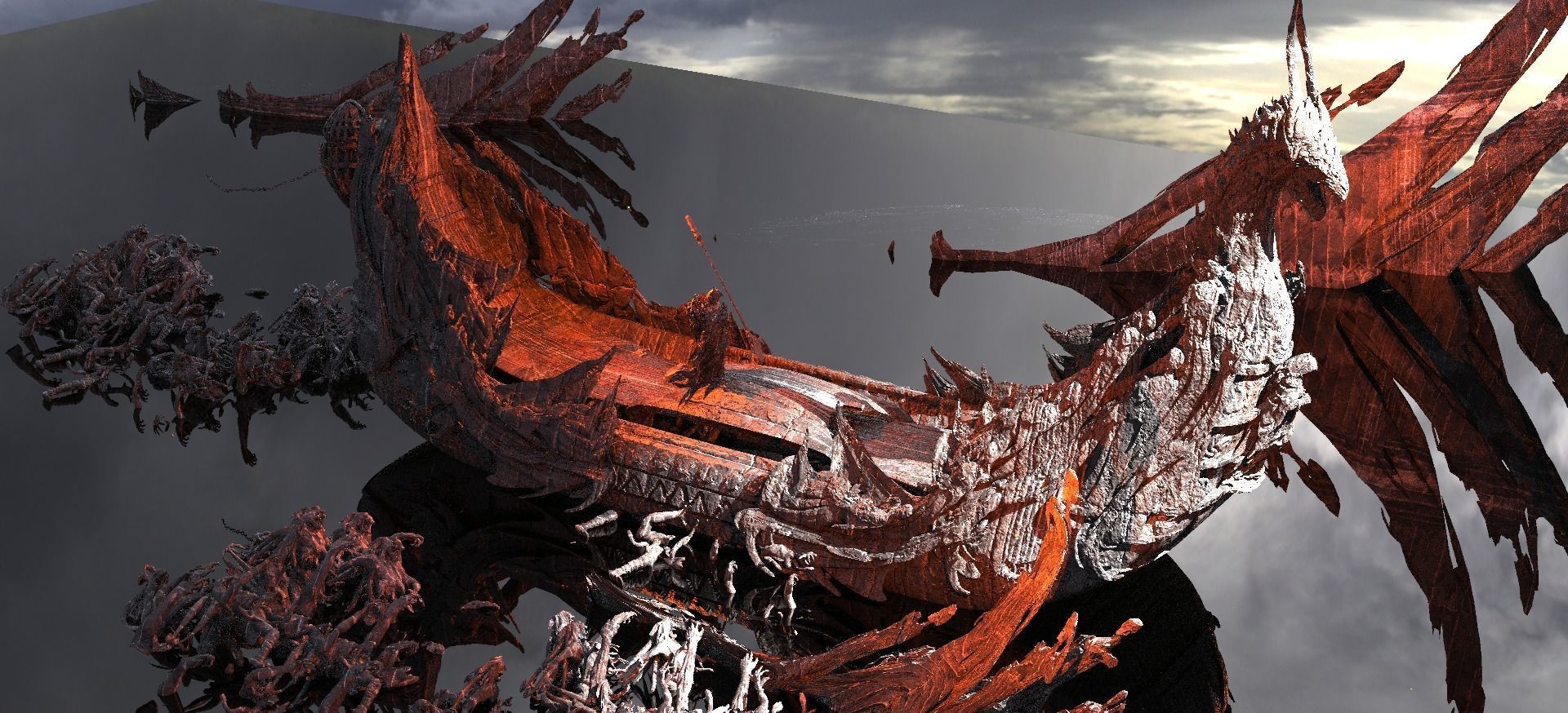 Kharon the Ferryman Water Kitbash 2 3D model | CGTrader