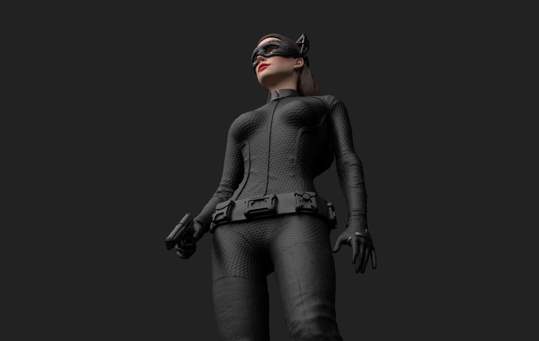 Catwoman Selina Kyle 3D model 3D printable | CGTrader