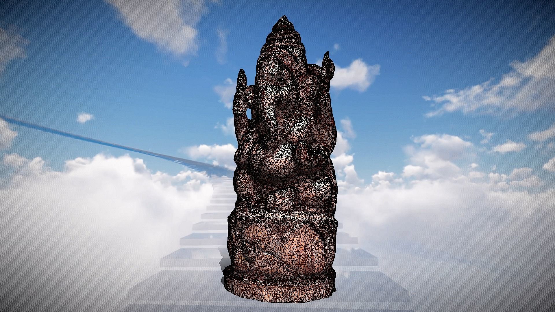 Character - Ganesha Statue 3D model 3D printable | CGTrader