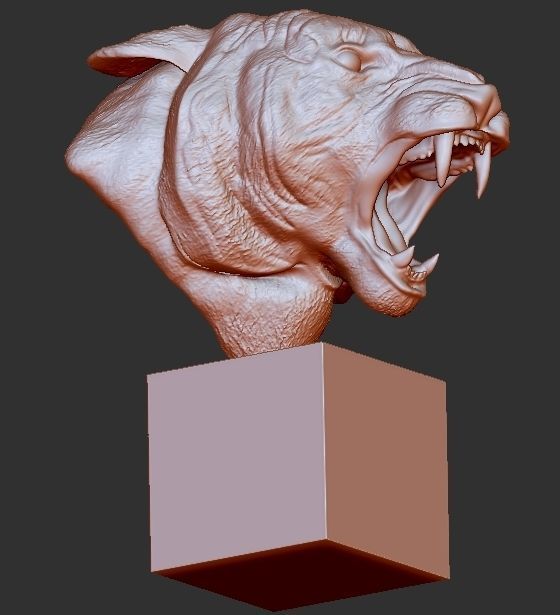 Tiger 3D print model 3D model 3D printable | CGTrader