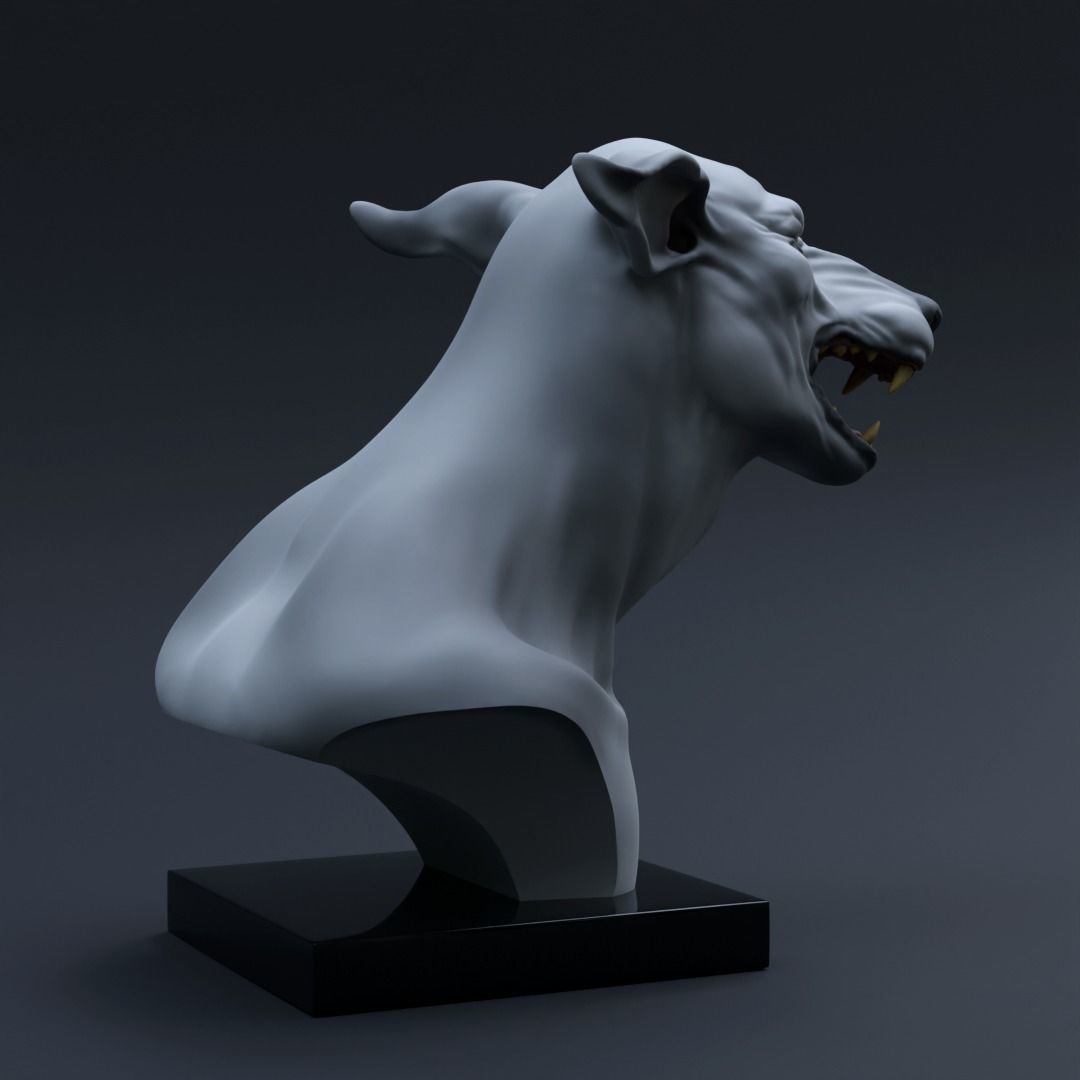 Canine Sculpt 3D model 3D printable | CGTrader