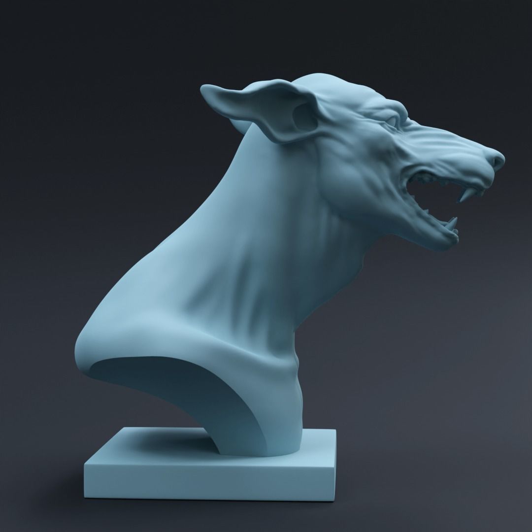 Canine Sculpt 3D model 3D printable | CGTrader