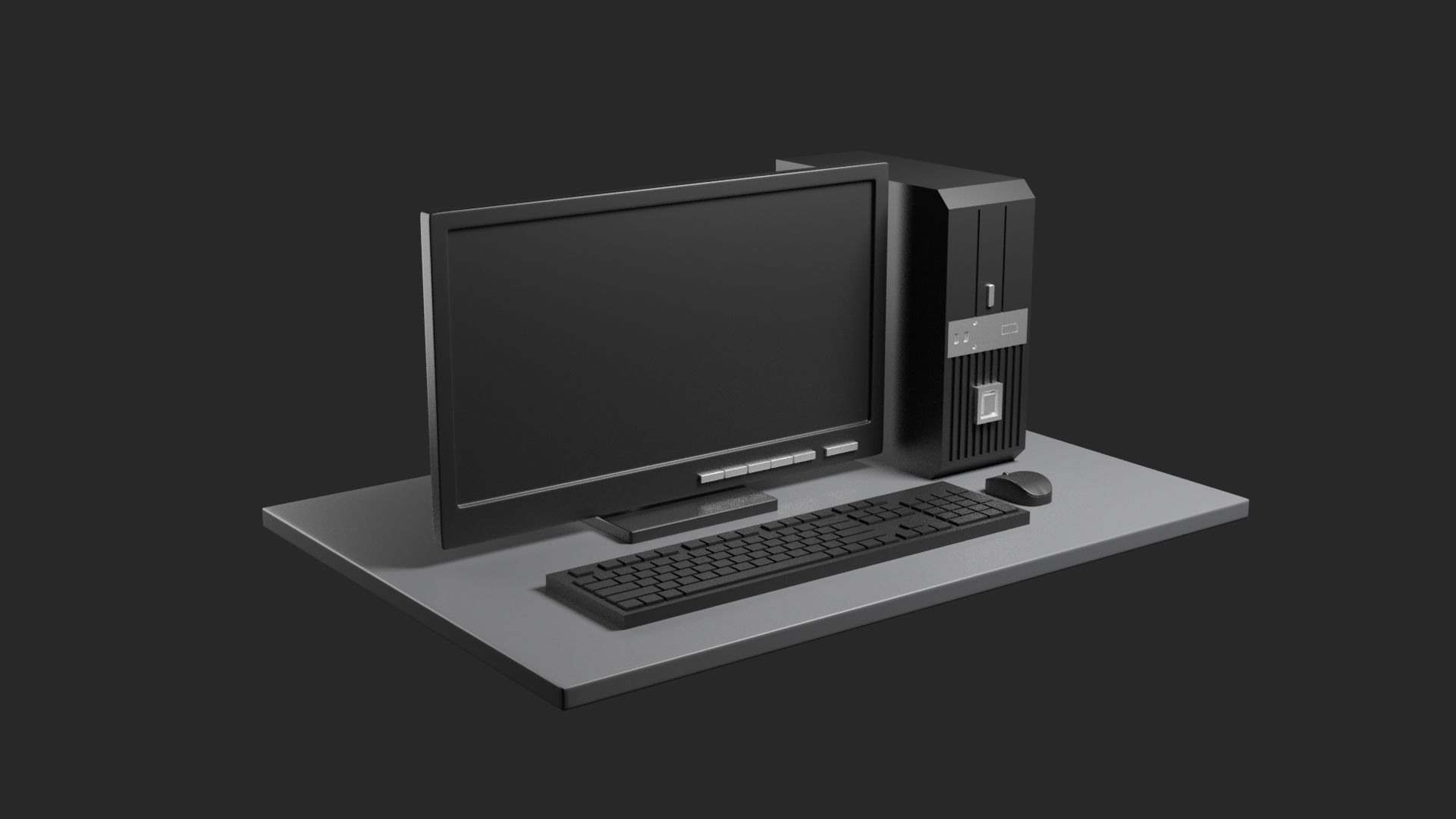 Computer 3D Model 3D model 3D printable | CGTrader