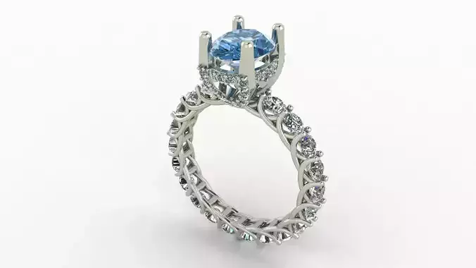 Beautiful women RING 2 3D model 3D printable | CGTrader