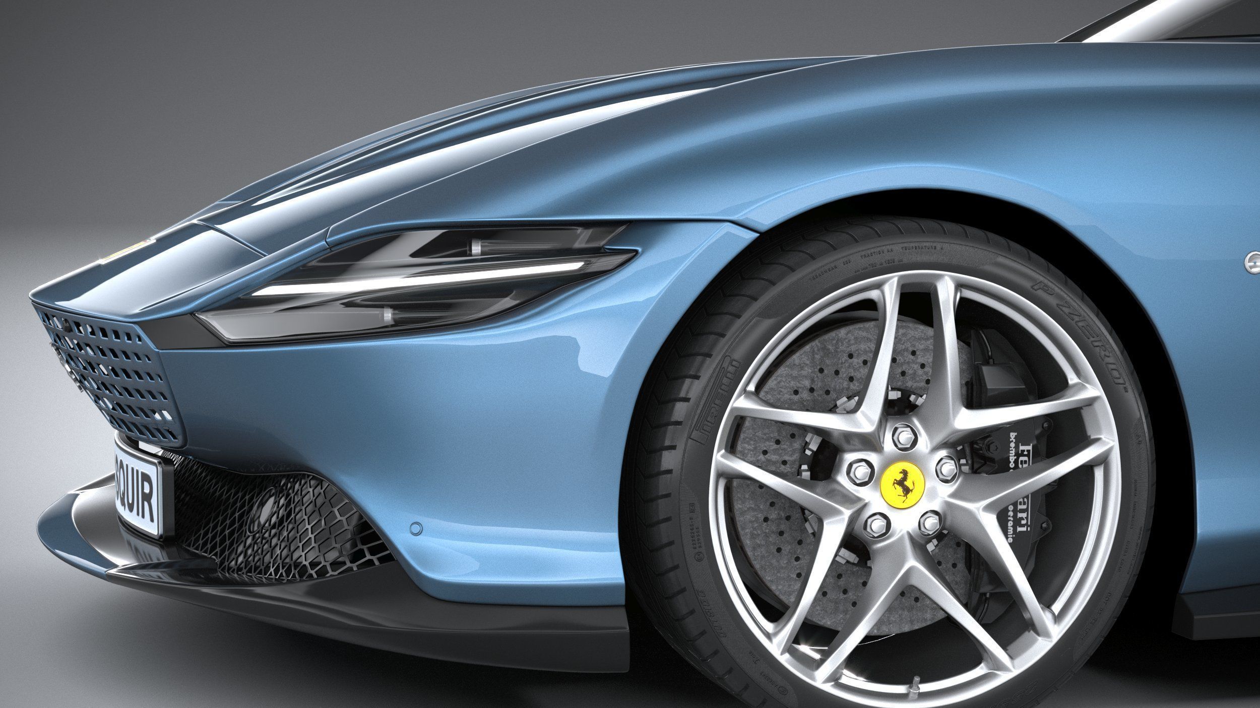 Ferrari Roma Spider 2024 3D model | CGTrader