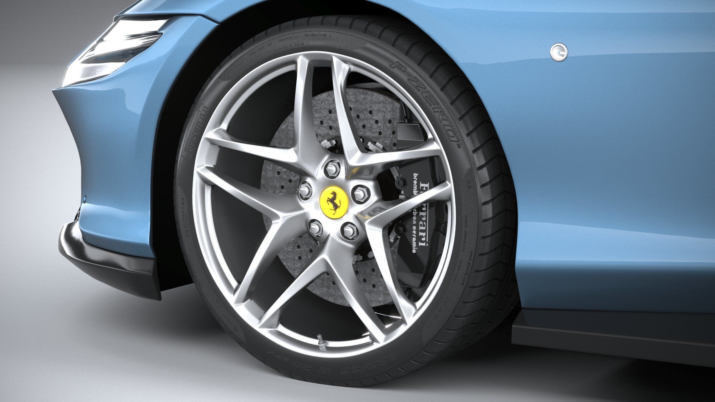 Ferrari Roma Spider 2024 3D model | CGTrader