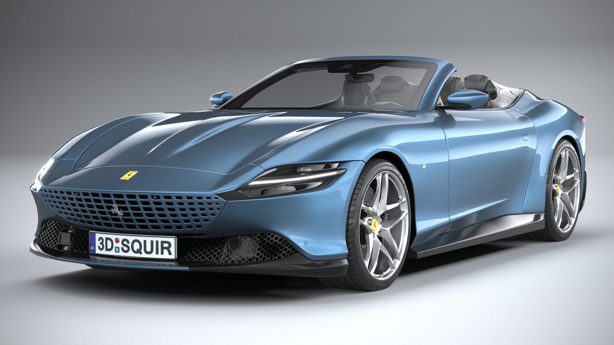 Ferrari Roma Spider 2024 3D model | CGTrader