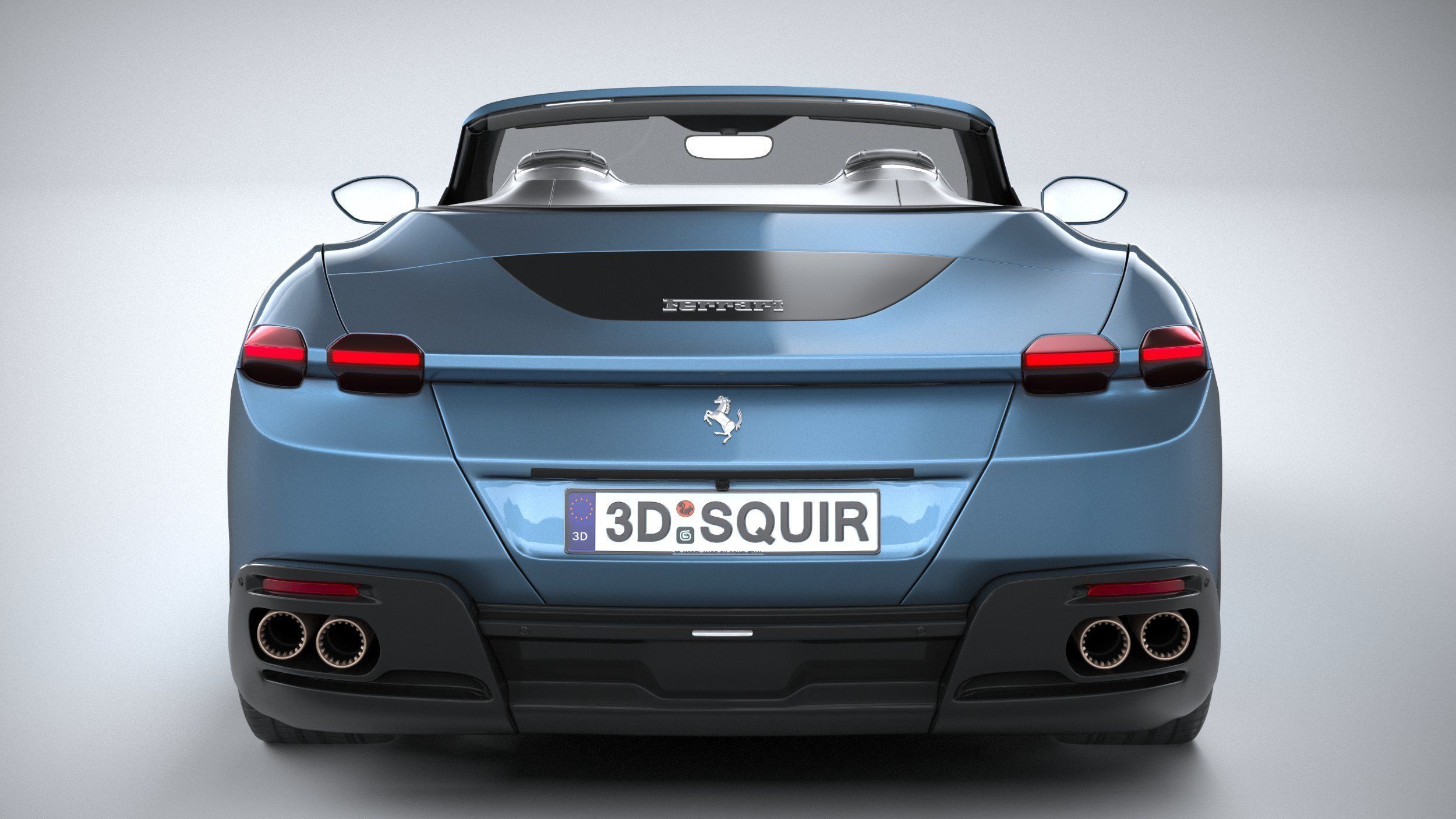 Ferrari Roma Spider 2024 3D model | CGTrader