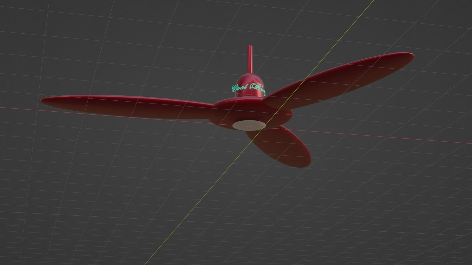Ceiling Fan - Low Poly free 3D model | CGTrader