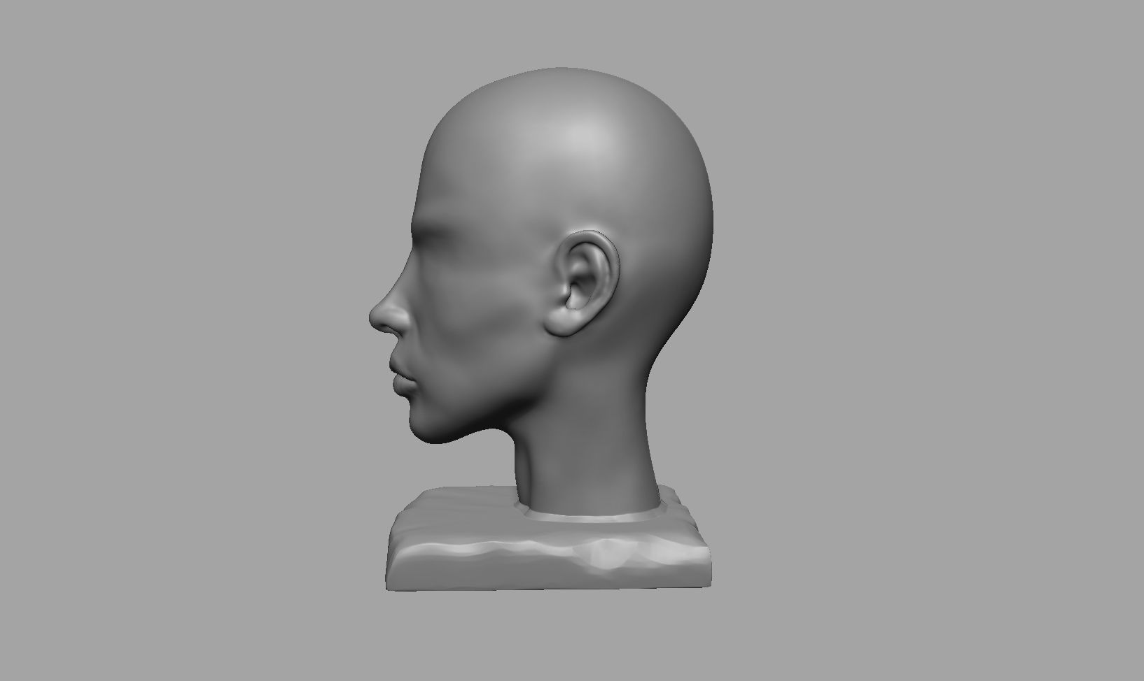 Conceptual Face Sculpture 02 3D model 3D printable | CGTrader