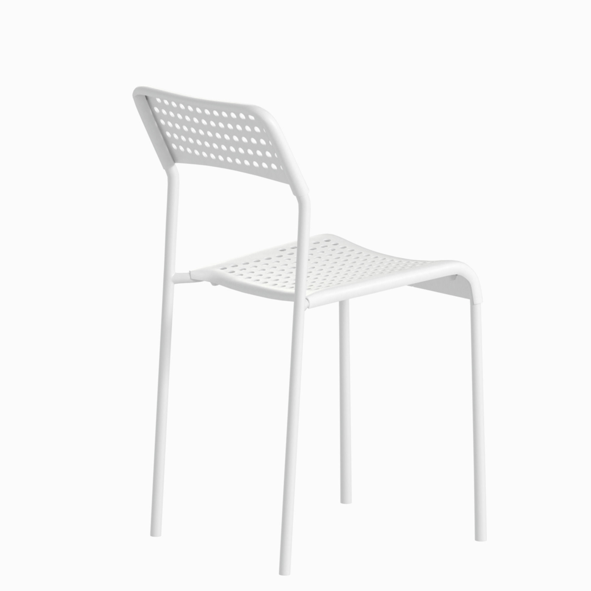 Ikea adde chair white PBR 3D model | CGTrader